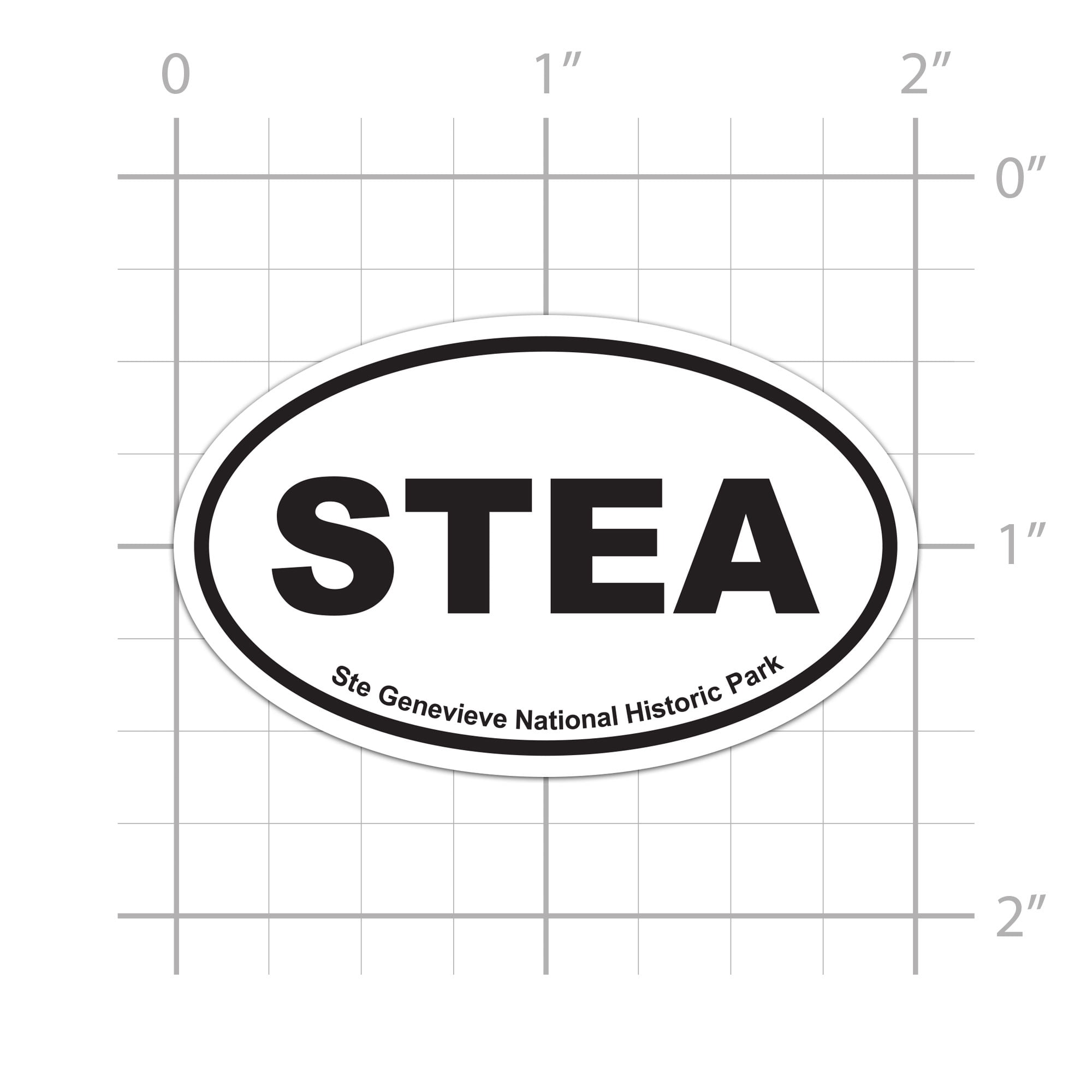 STEA Ste Genevieve National Historic Park Sticker for water bottle ...