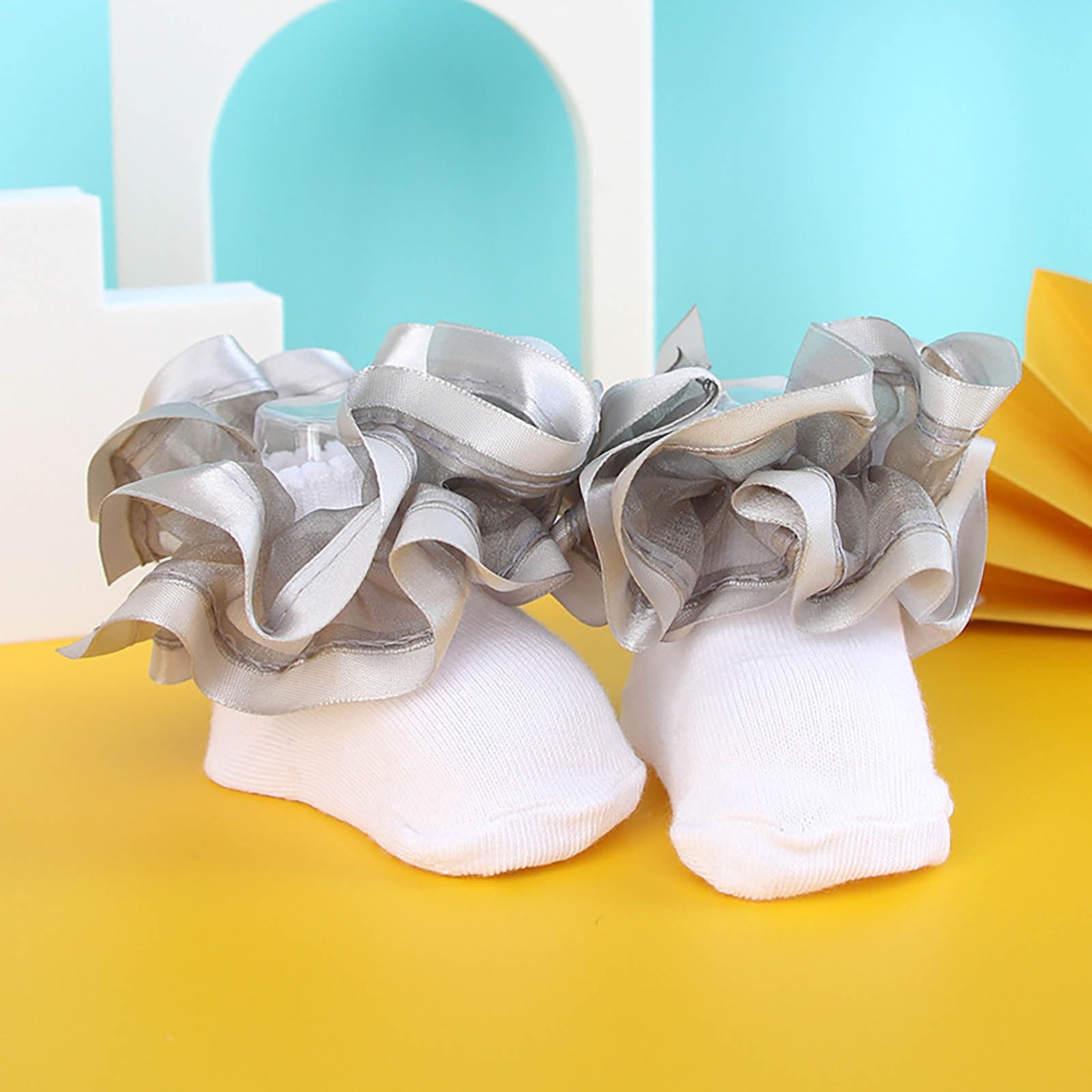 Steady Clothing Ruffle Socks, Lace Frilly Princess Dress Socks Little ...