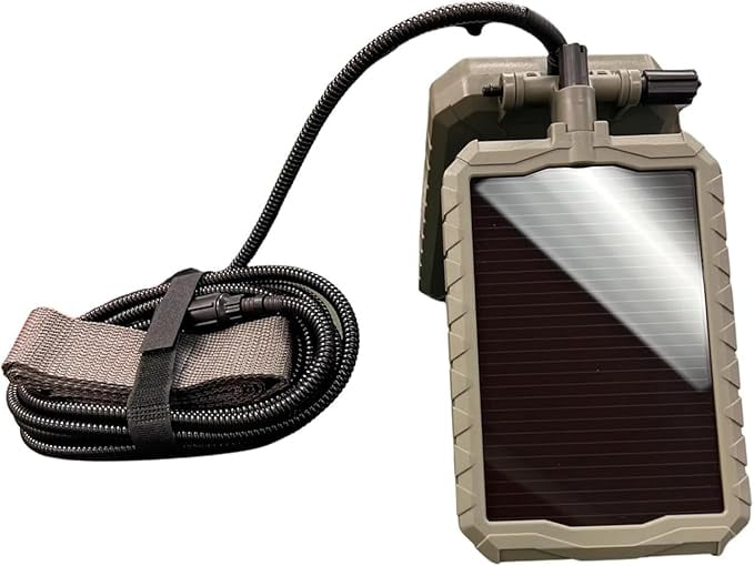 Free Shipping! Stealth Cam Solar Power Panel 5,000 MAH with 10ft ...