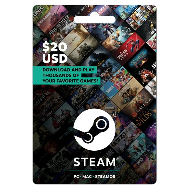 Steam $20 Gift Card [Physical] - Walmart Business Supplies