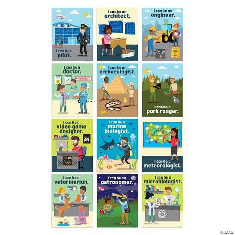 STEAM Career Posters, Classroom, Educational, 12 Pieces - Walmart.com