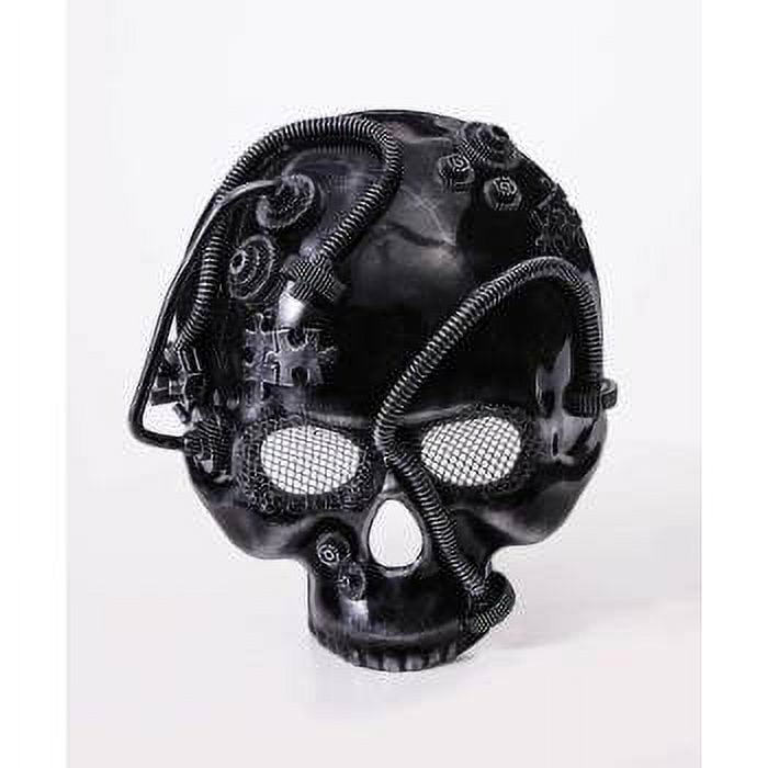 STEAMPUNK SILVER SKULL MASK - Walmart.com