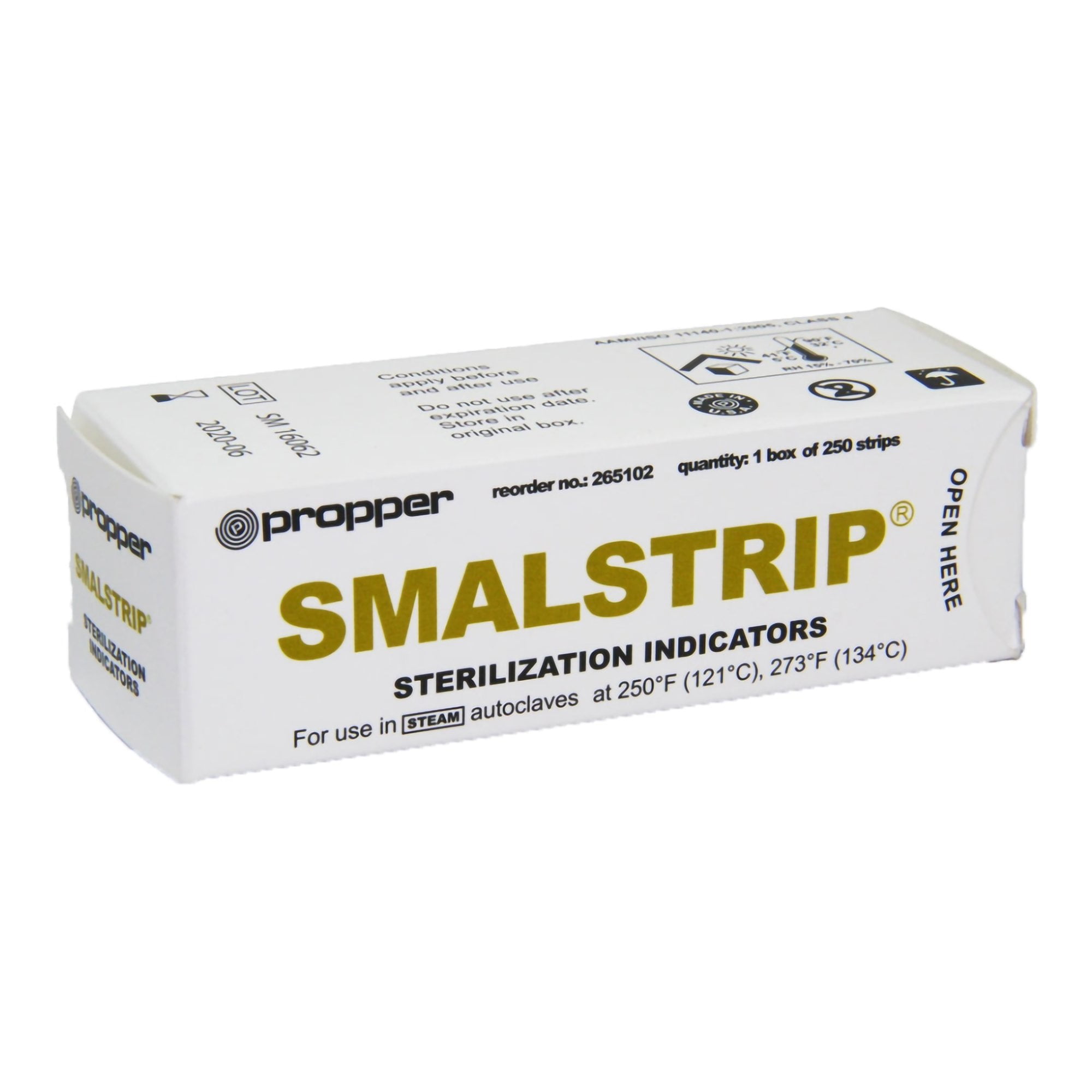 Smalstrip Sterilization Chemical Indicator Strip, Propper Manufacturing ...
