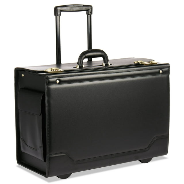 STEBCO Rolling Catalog Case, 21 3/4 x 15 1/2 x 9 3/4, Black ...
