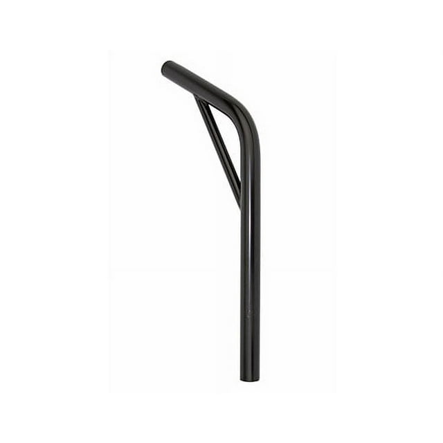 STEEL BIKE BICYCLE LAY-BACK SEATPOST WITH SUPPORT 22.2 BLACK. Bike part ...
