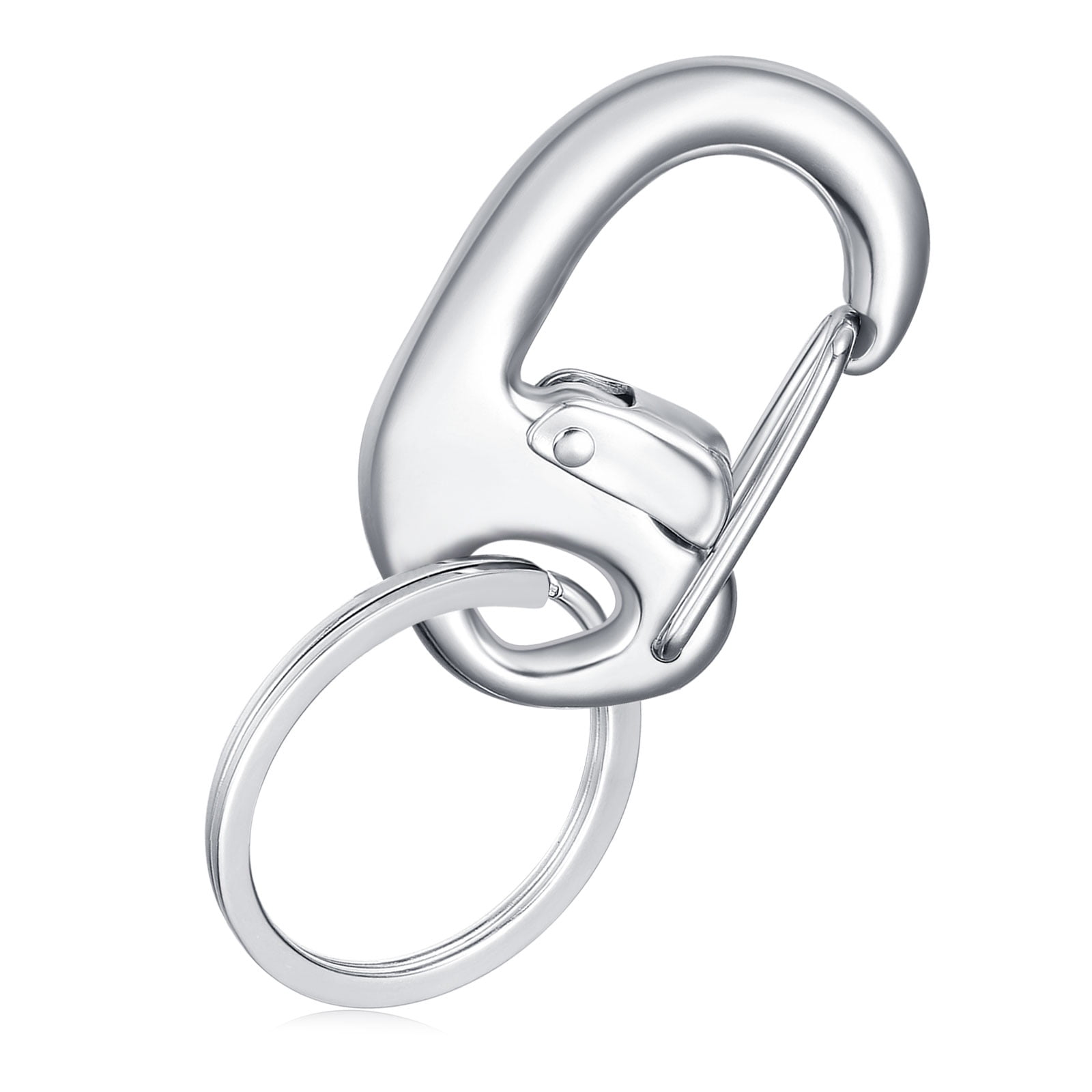 STEEL HAWK Fliplock Stainless Steel Locking Carabiner - Keychain ...