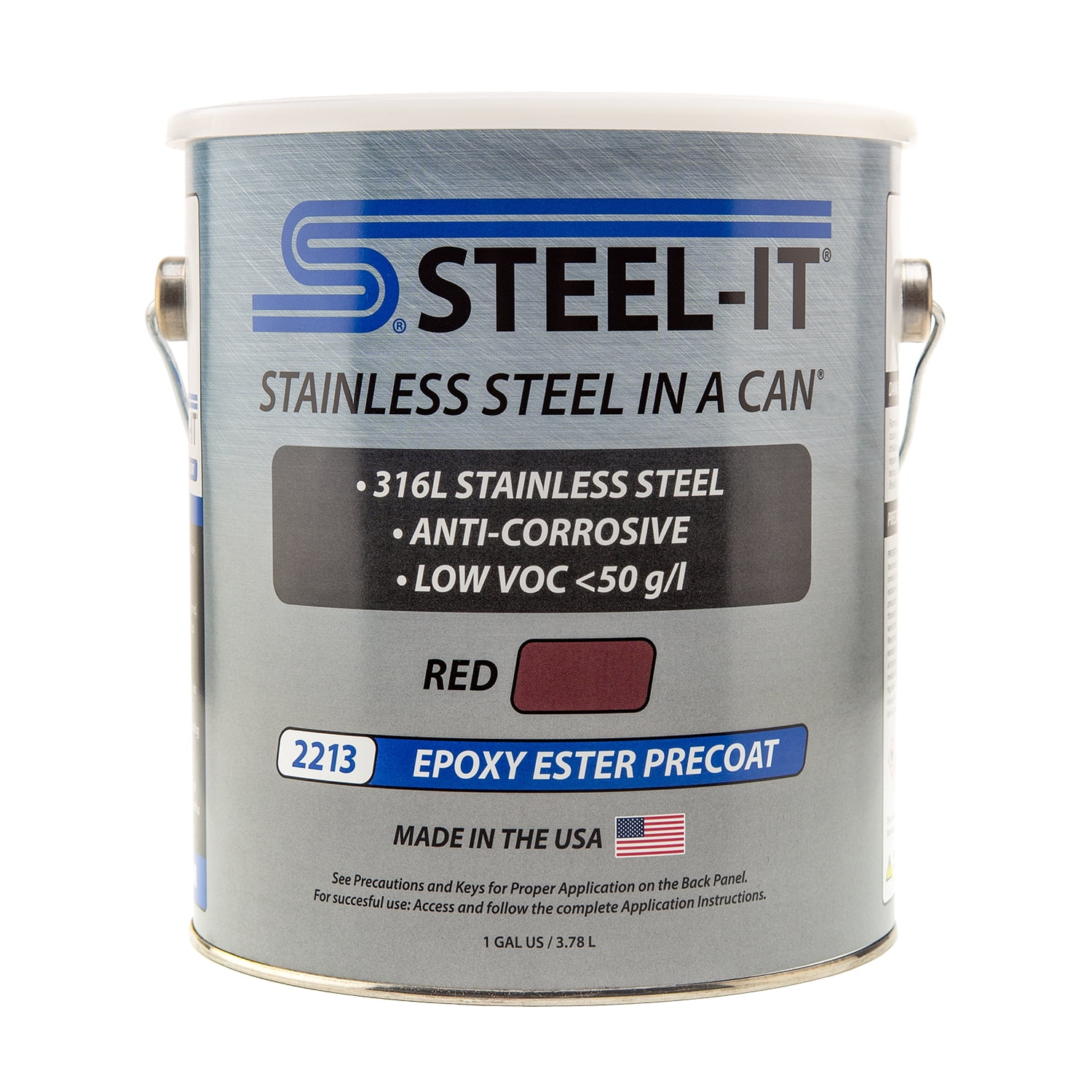 STEEL-IT Red Epoxy Ester Precoat, 2213-G (Gallon) - Walmart.com
