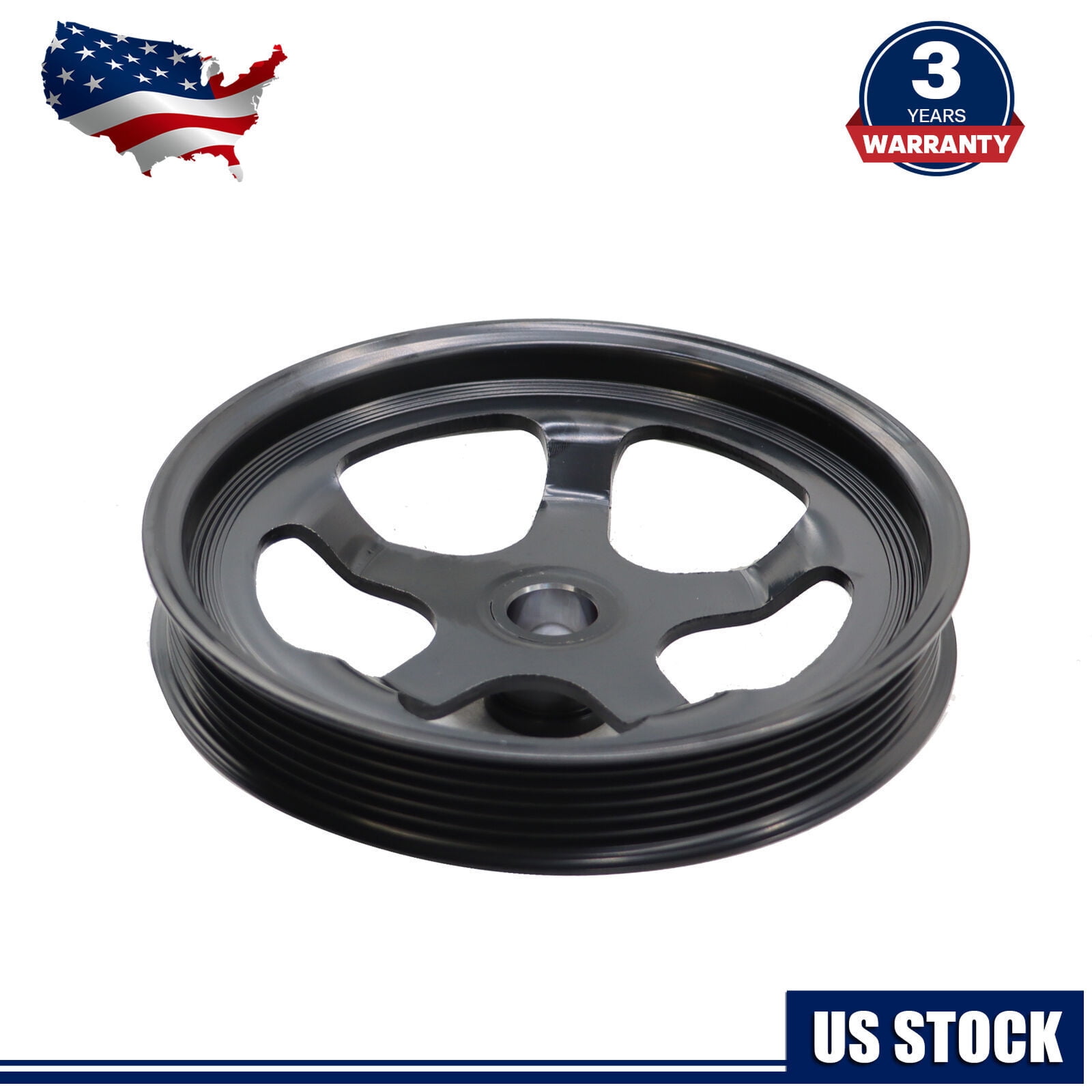 STEEL Underdrive Power Steering Pump Pulley For 1998-2002 LS1 Camaro ...