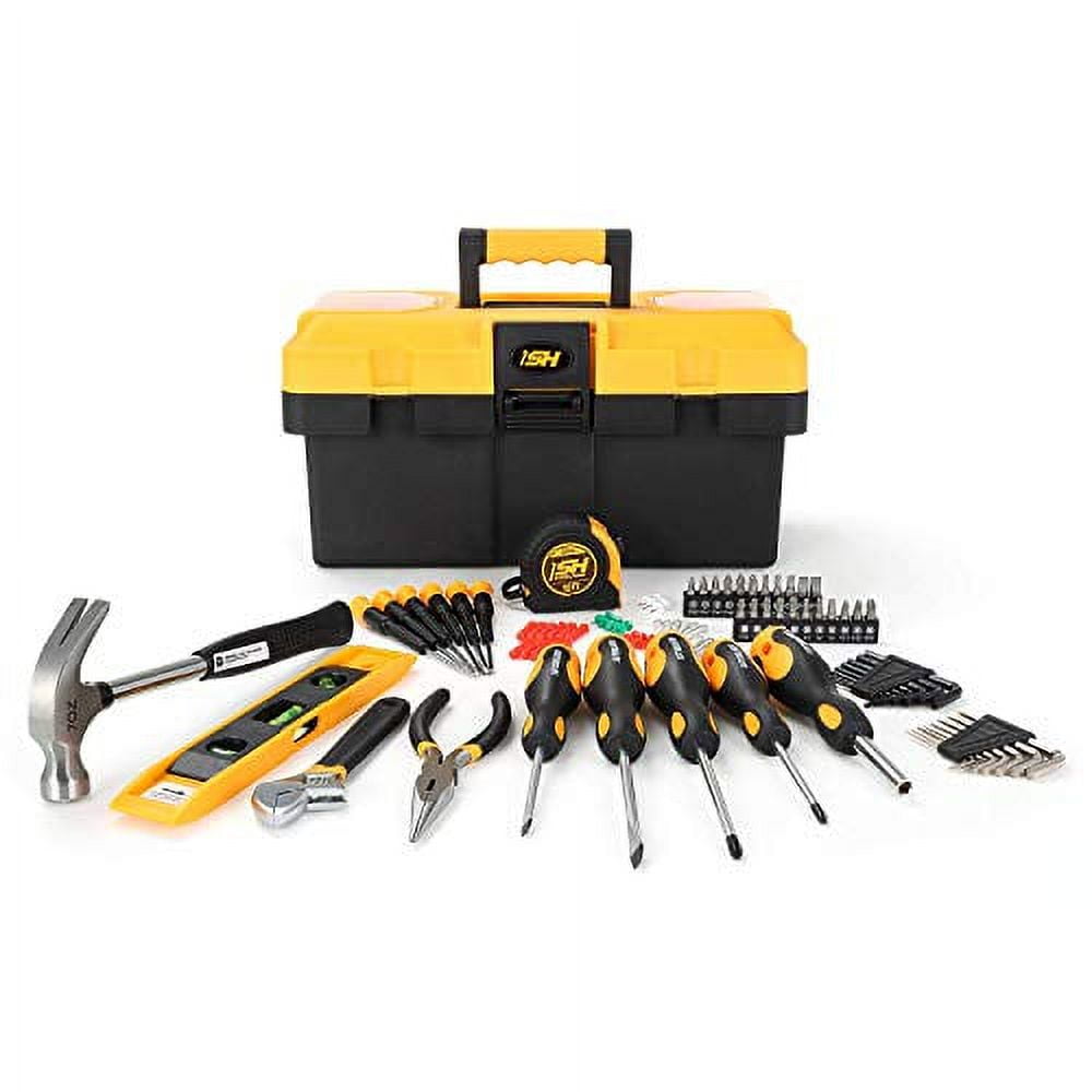 STEELHEAD 87-Piece Tool Set, Screwdriver Handle, 11 Bits, Magnetic ...