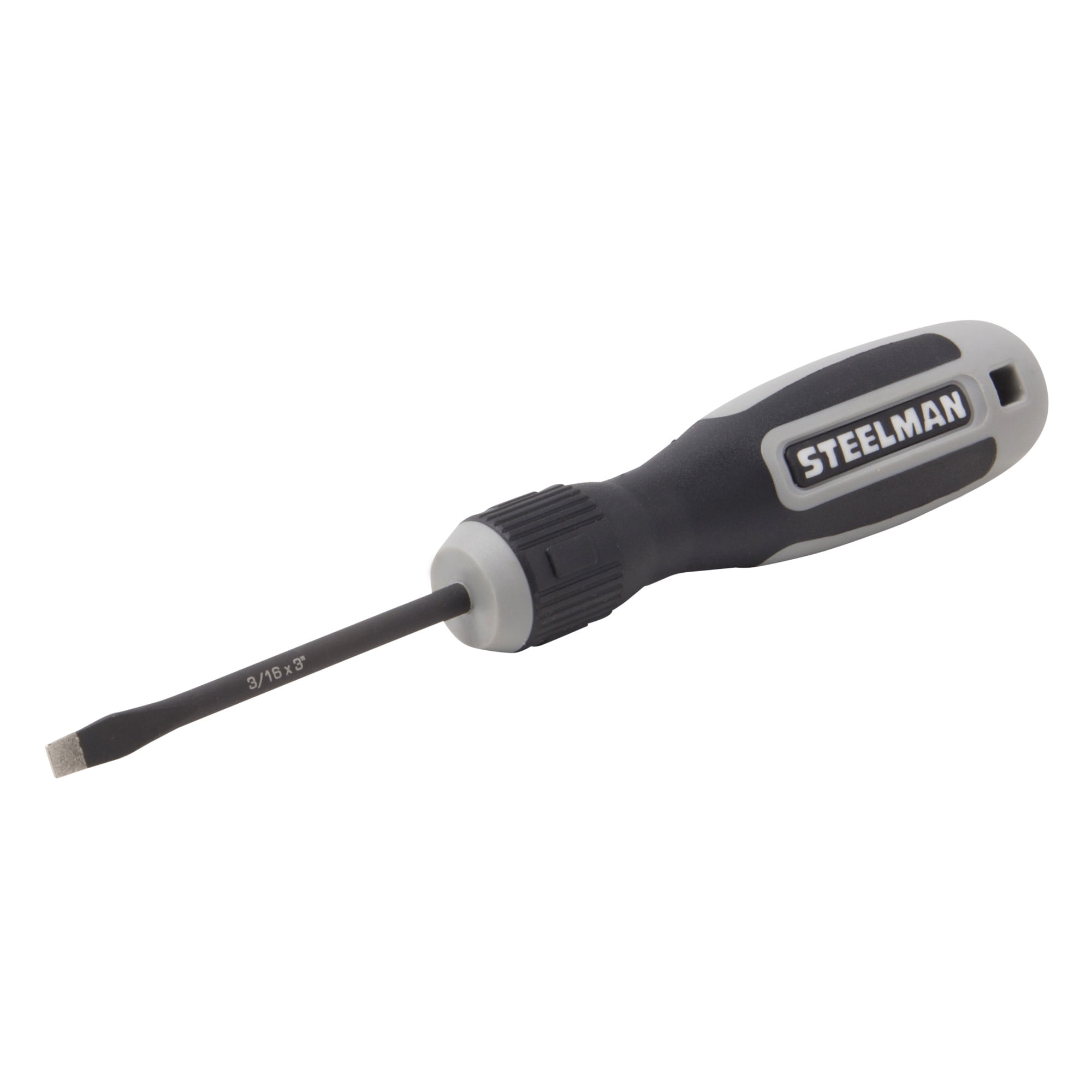 STEELMAN 41862 Slotted Diamond Tip Screwdriver, 3/16 x 3-Inch - Walmart.com