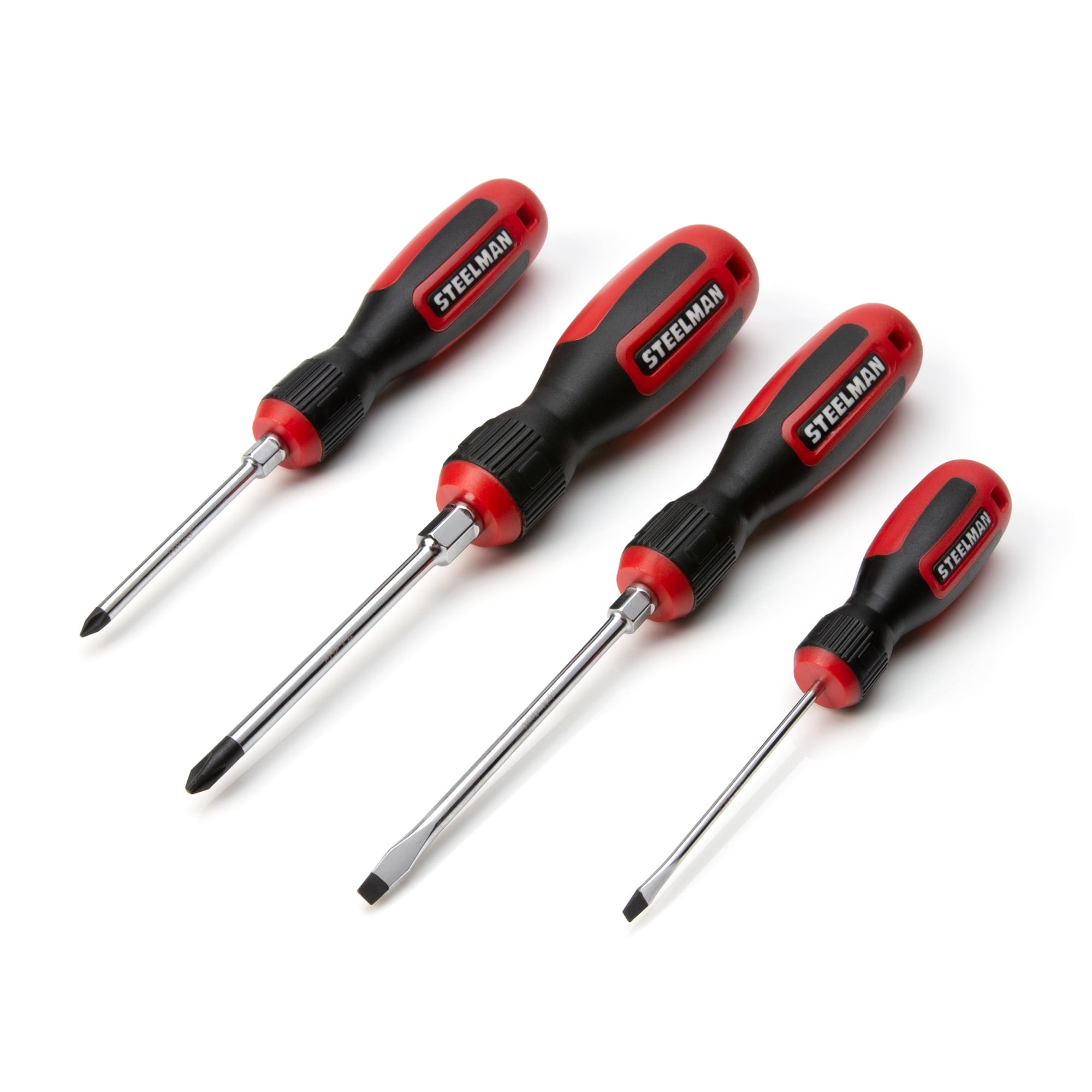 STEELMAN 42081 4-Piece Comfort Grip Screwdriver Set - Walmart.com