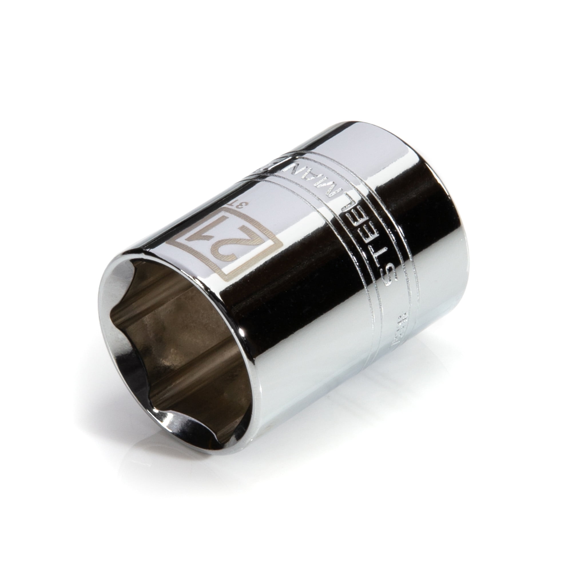 STEELMAN PRO 1/2-Inch Drive x 21mm Shallow 6-Point Metric Socket, 78318 ...
