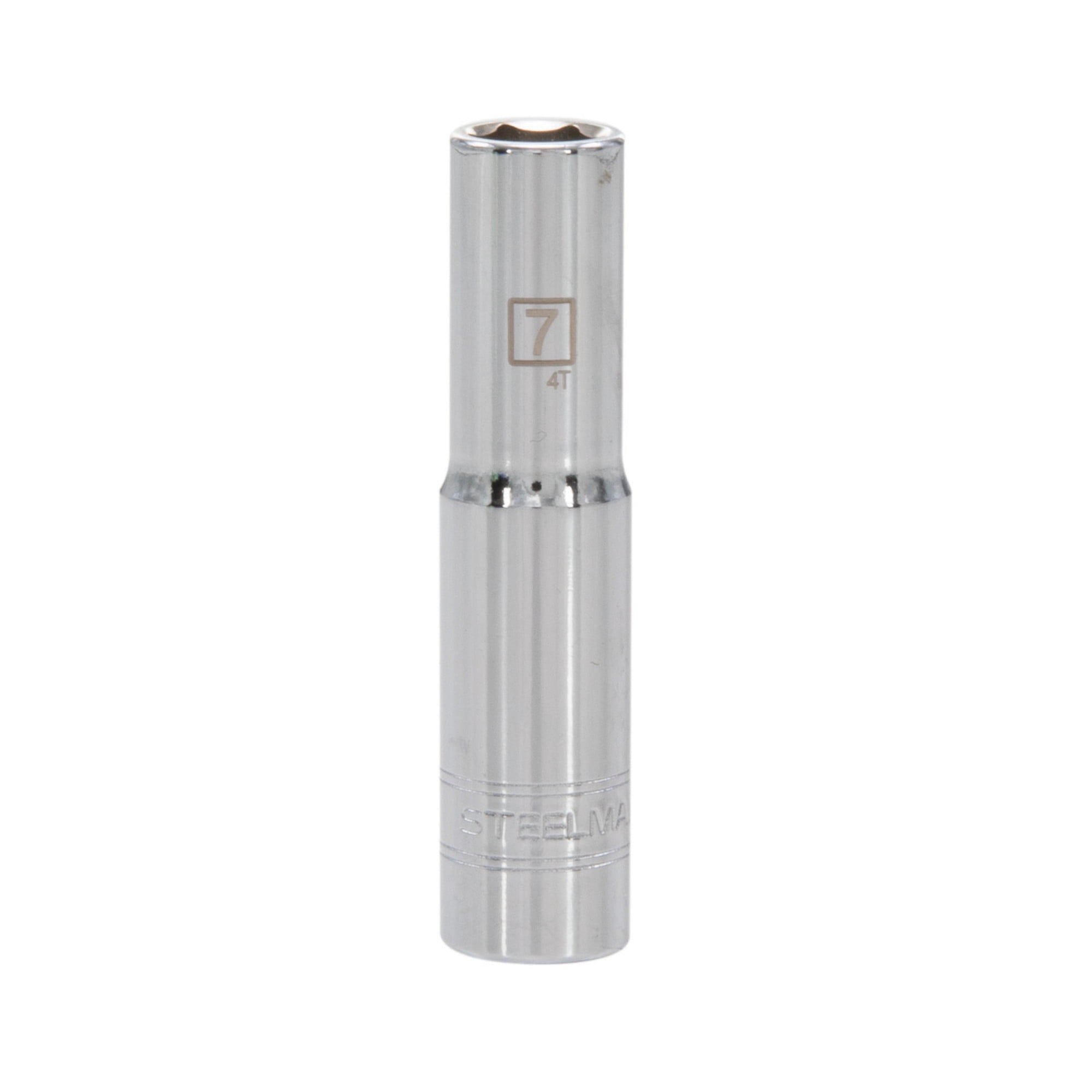 STEELMAN PRO 1/4-Inch Drive x 7mm Deep Well 6-Point Socket, 78418 ...