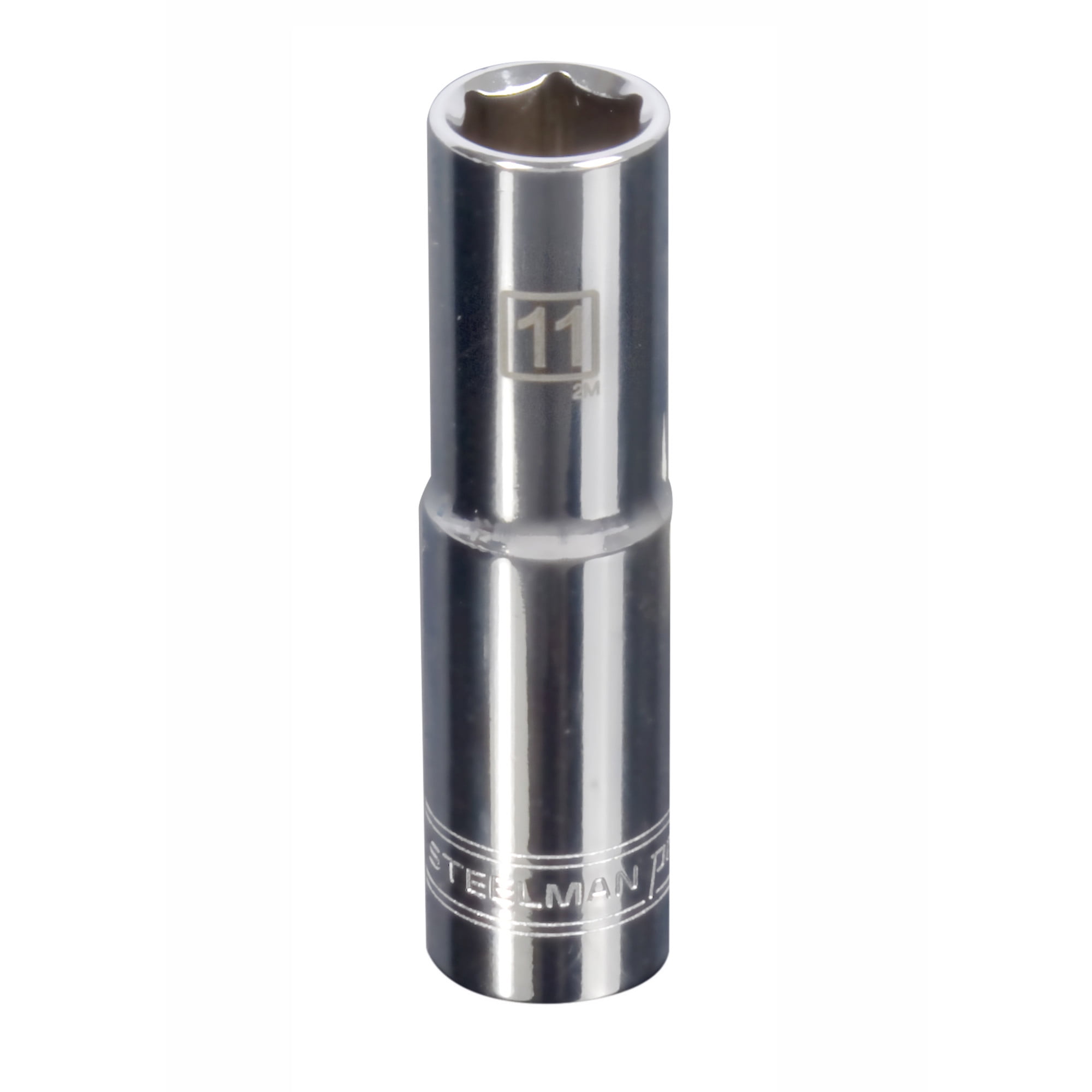 STEELMAN PRO 3/8-Inch Drive x 11mm Deep Well 6-Point Socket, 78228 ...