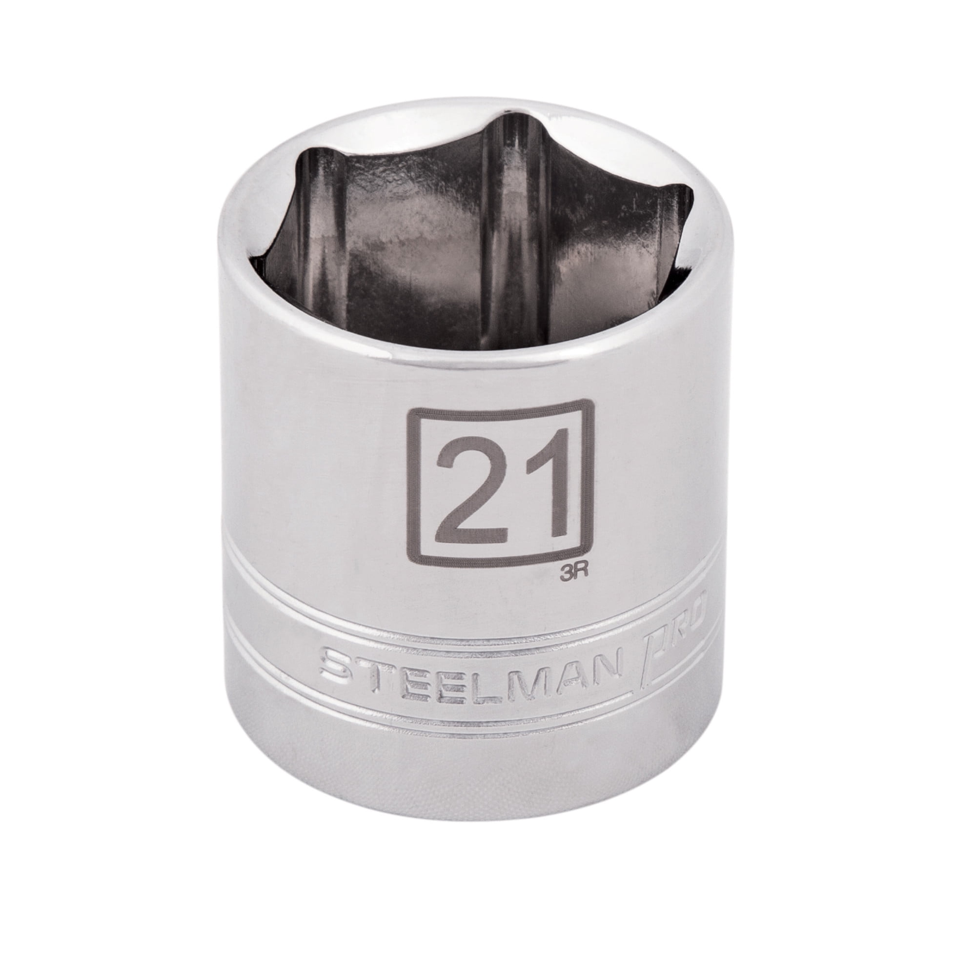 STEELMAN PRO 3/8-Inch Drive x 21mm 6-Point Socket, 78527 - Walmart.com