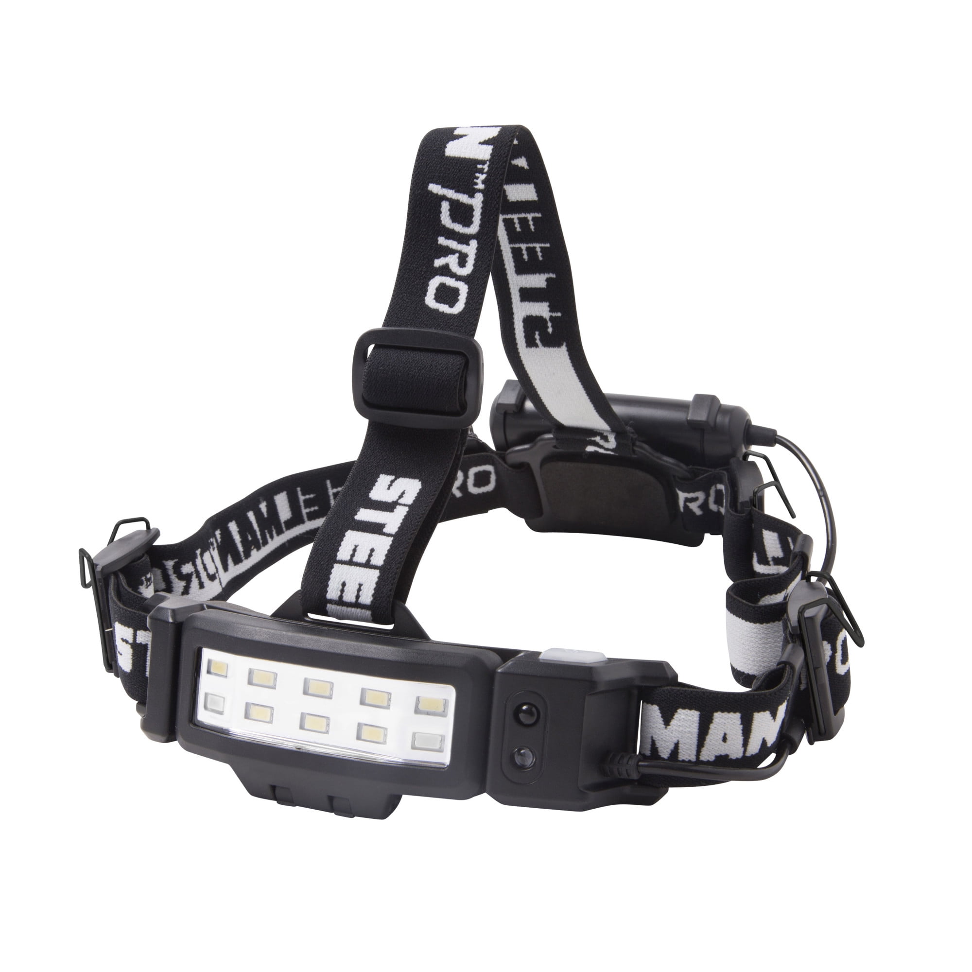 Steelman Pro Slim Profile Dual Mode LED Headlamp, Hands-Free Sensor ...