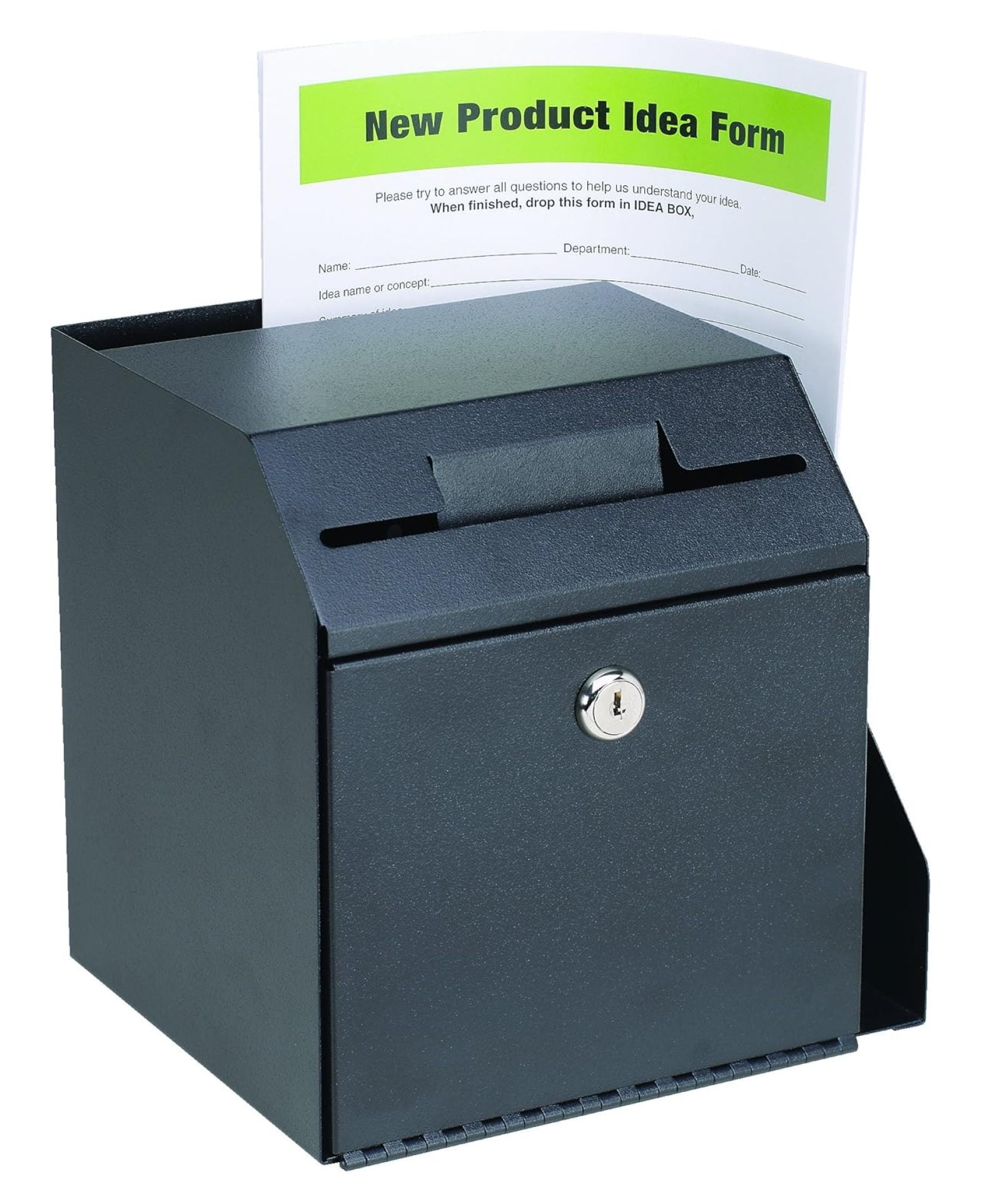 STEELMASTER Suggestion Box - Compact Key & Document Holder - Wall ...