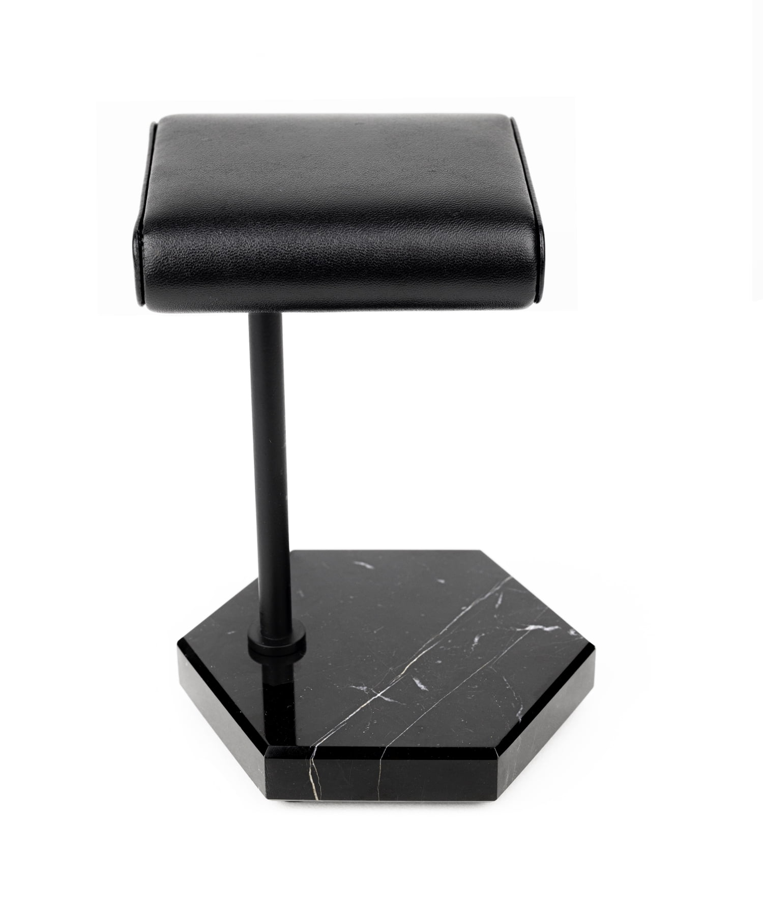 STEELTIME Deluxe Vegan Leather Handcrafted Padded Watch Holder Stand ...