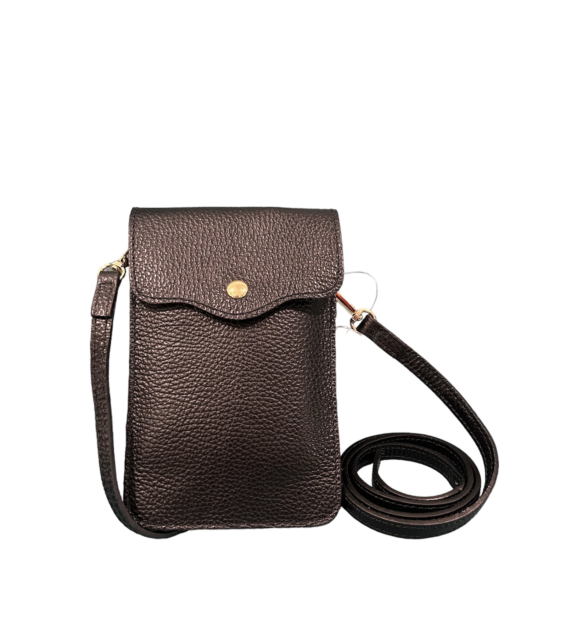 STELLA BIANCA black GENUINE Leather Bag Crossbody Shoulder Purse ...