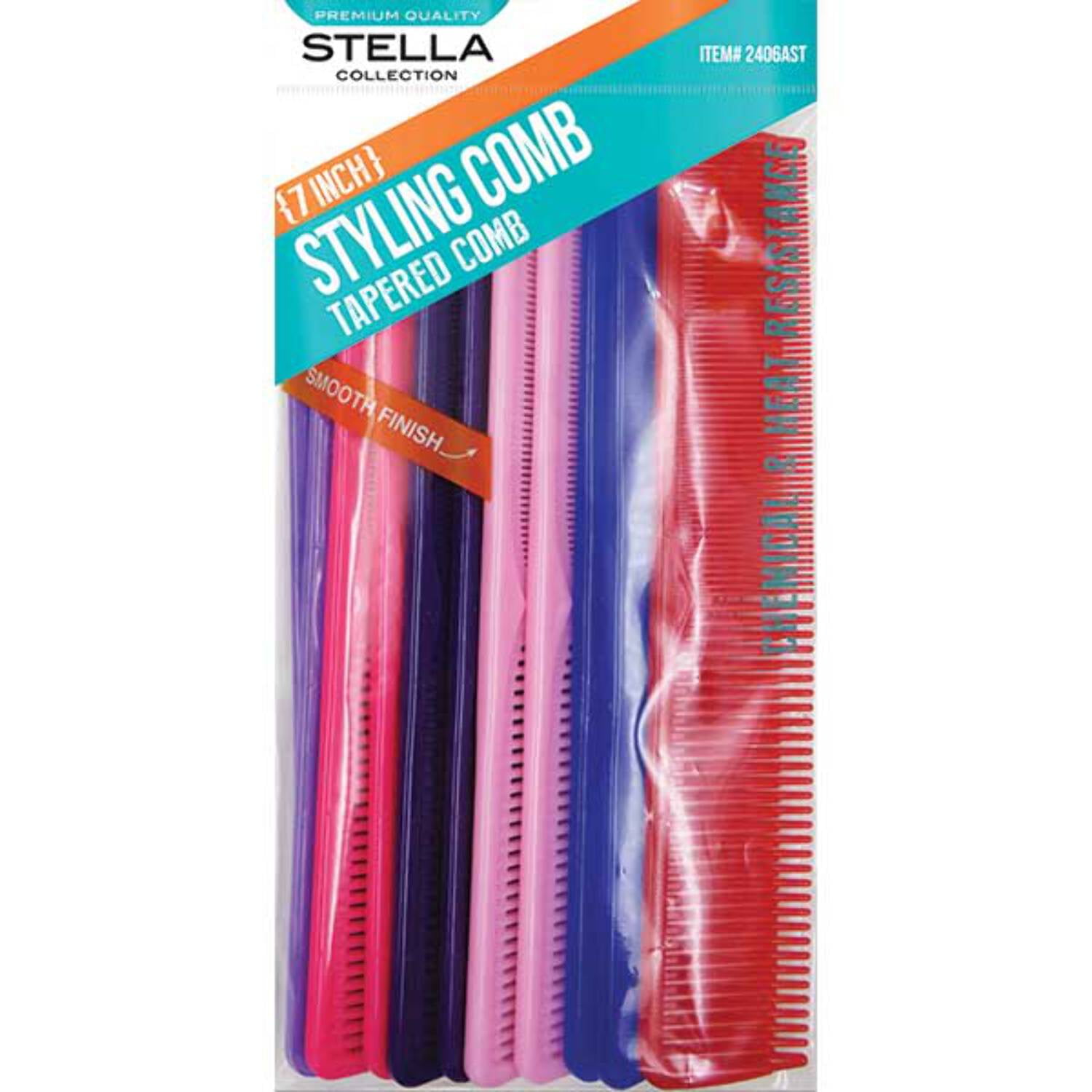 STELLA COLLECTION - Comb Styling Comb (Bulk) Assorted - Walmart.com