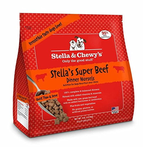 STELLA Raw Beef Morsels Dog Recipe Meal Rich in Nutrients Organic ...