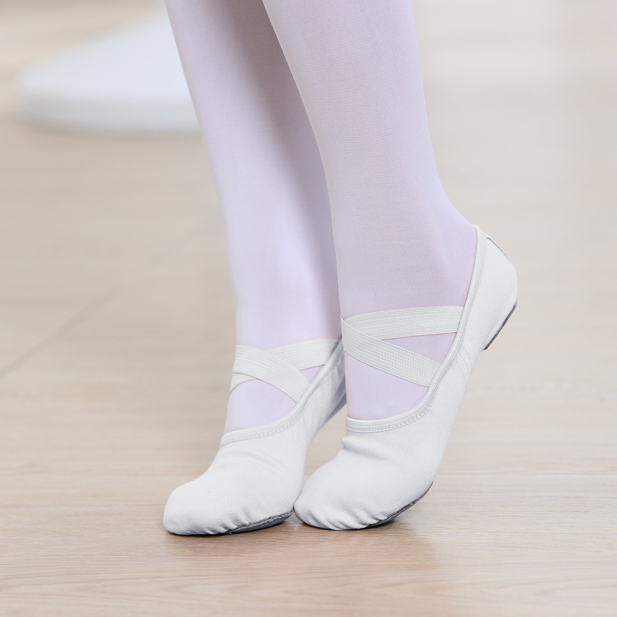 Stelle Ballet Shoes Highly Elastic Canvas Ballerina Dance Slippers for ...