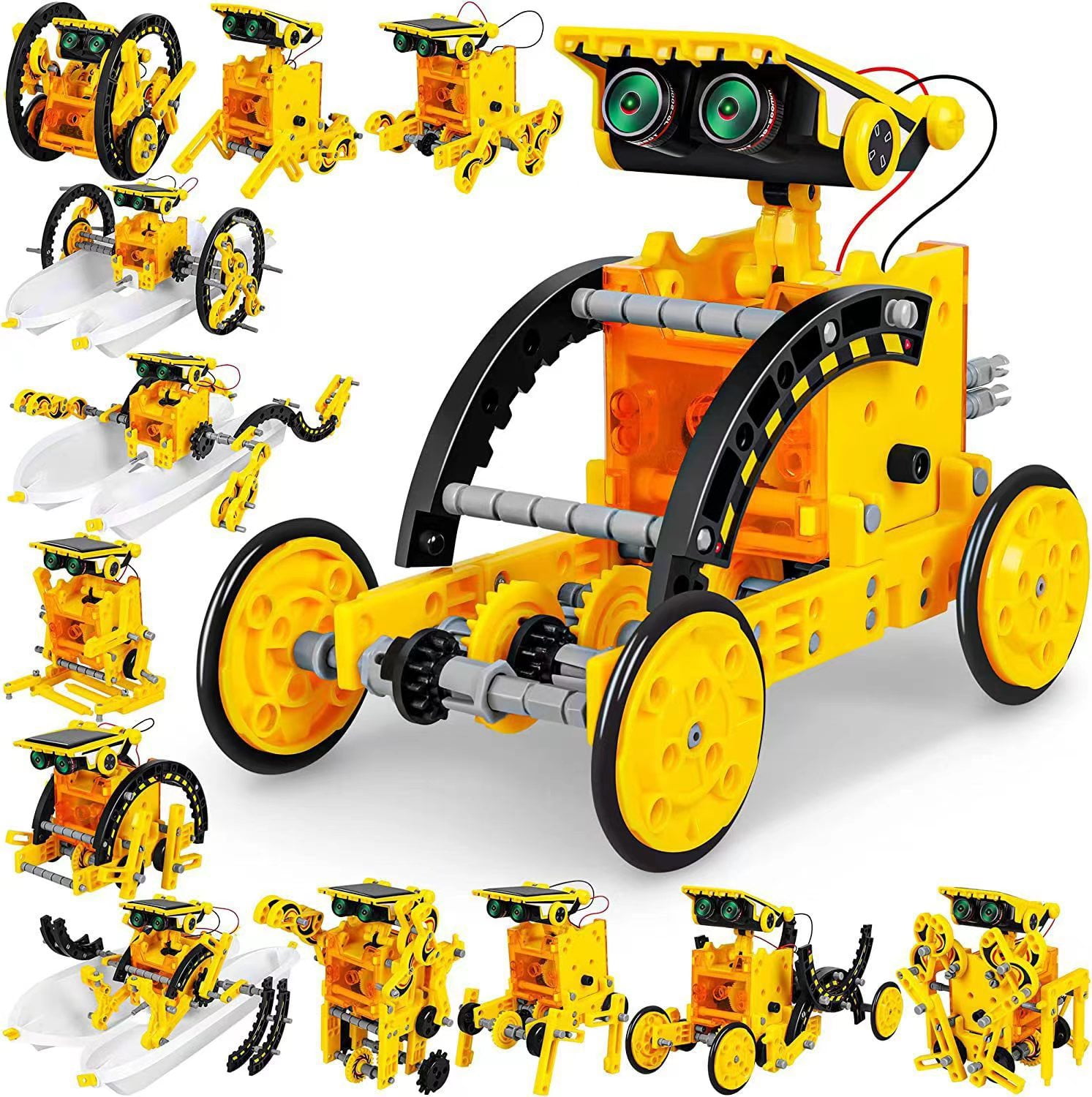 STEM 13-in-1 Education Solar Power Robots Toy for Boys Age 8-12, DIY ...