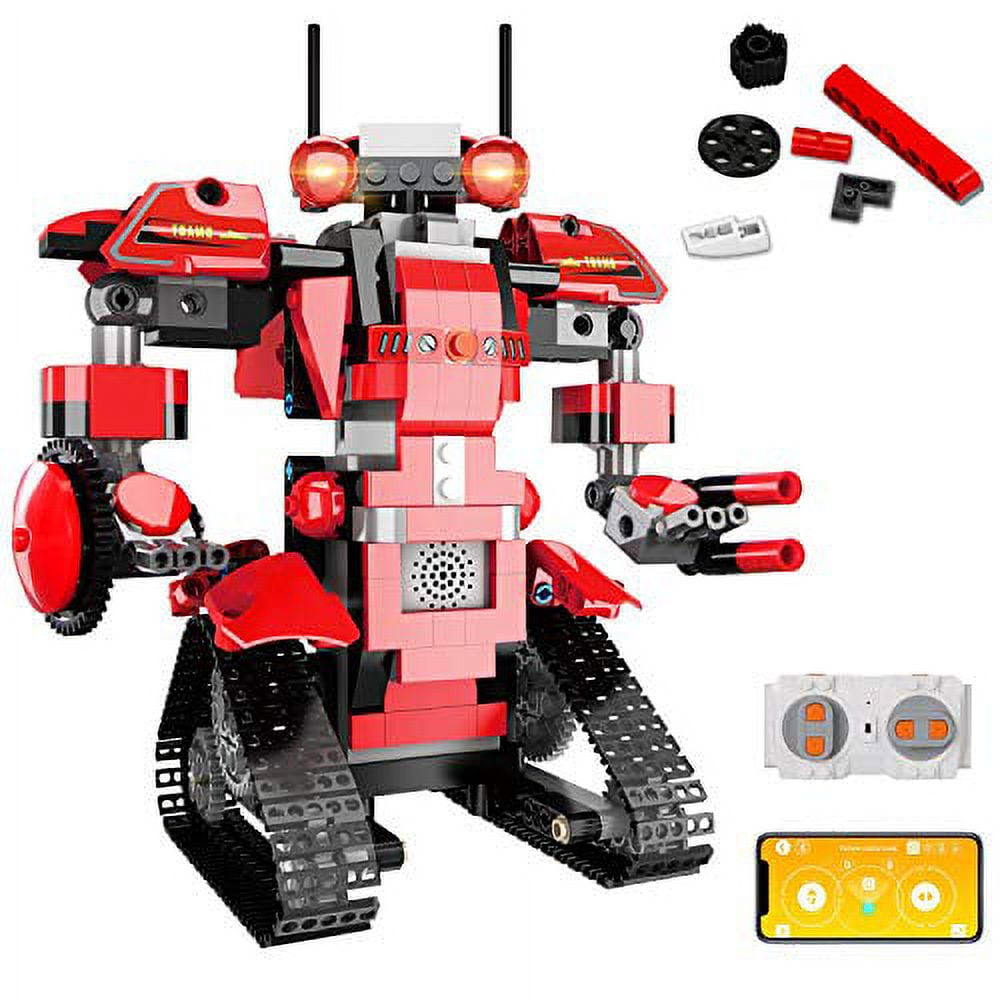 STEM Building Block Toy RC Robot for Kids, aukfa App Controlled ...