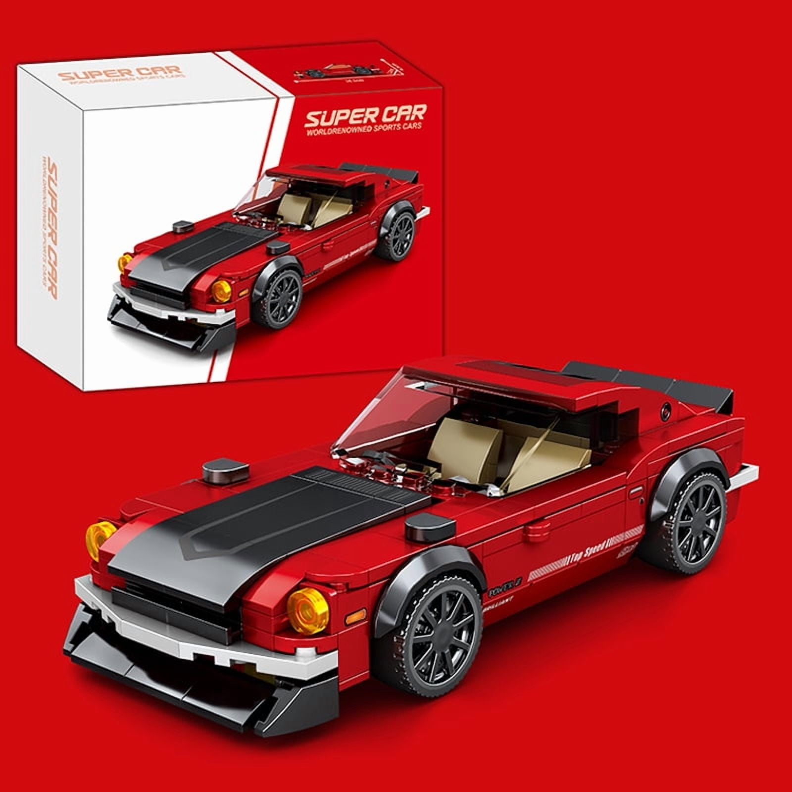 STEM Building Blocks Classic Racing Cars Sets Creative Bricks Kits JDM ...