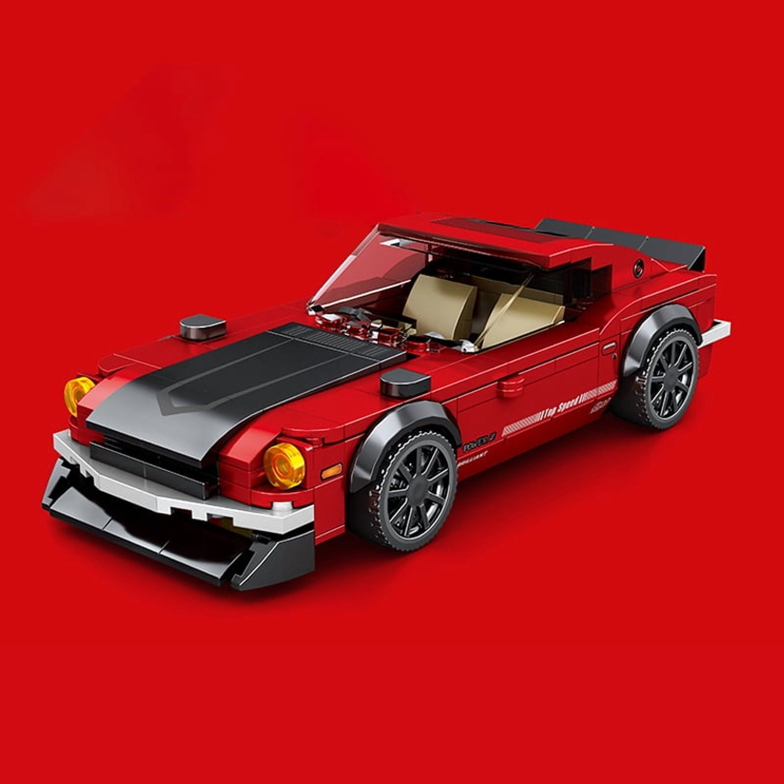 STEM Building Blocks Classic Racing Cars Sets Creative Bricks Kits JDM ...