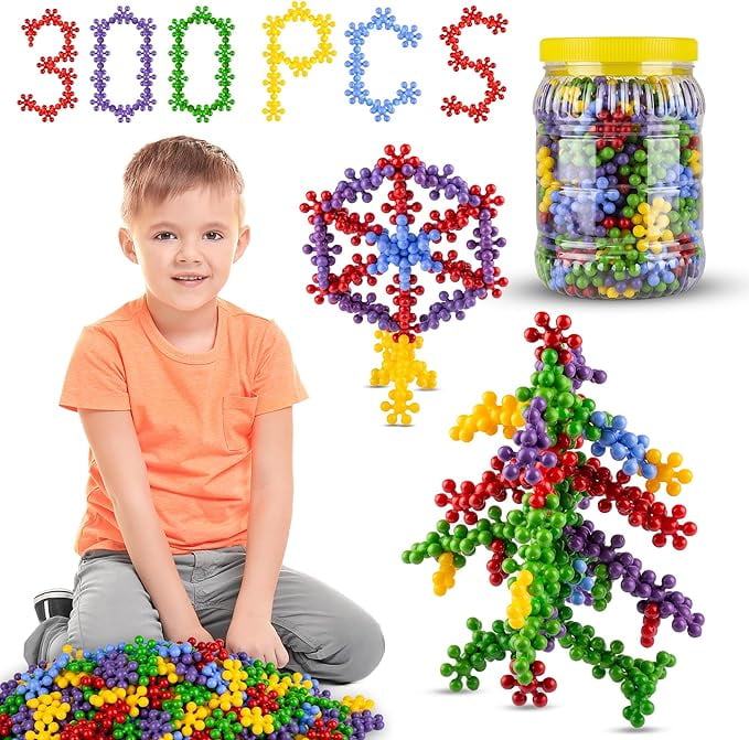 STEM Building Toys - 300 PCS Building Blocks, STEM Toys Educational ...