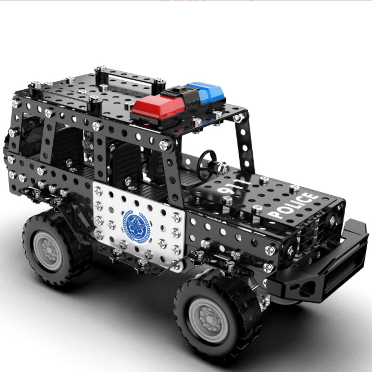 STEM Education Metal Building Toys Metal assembled model inertia car ...