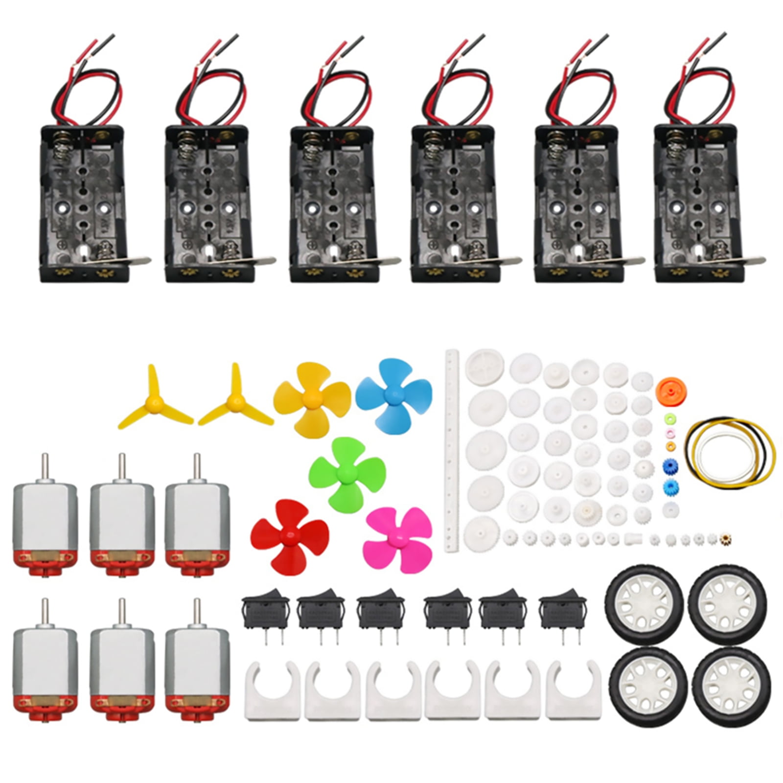 STEM Educational Electric Motor and Propeller Set for Miniature Car ...