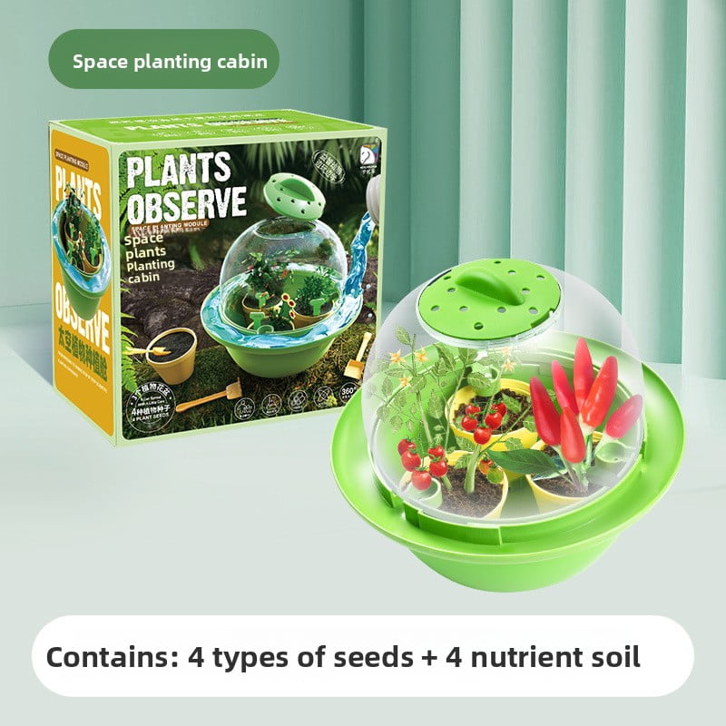 STEM Educational Toy – Plant Growing Kit with Auto Watering & 360 ...