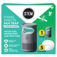 STEM Flying Insect Fan Trap Starter Kit, 1 Device + 5 Glue Traps ...