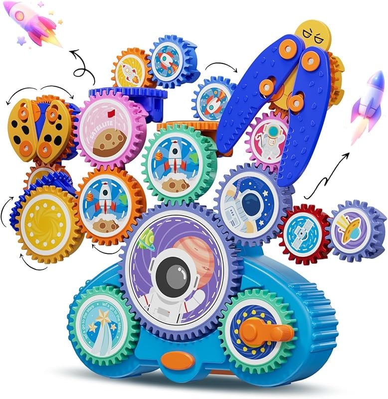 STEM Gears Toys for Kids Ages 3+, Creative Learning Building Blocks ...