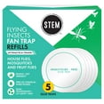 Stem, Glue Trap Refill Pads, 5 Count, for Flying Insect Fan Trap ...