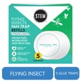 STEM Glue Trap Refill Pads for Flying Insect Fan Trap Device, 5 Count ...