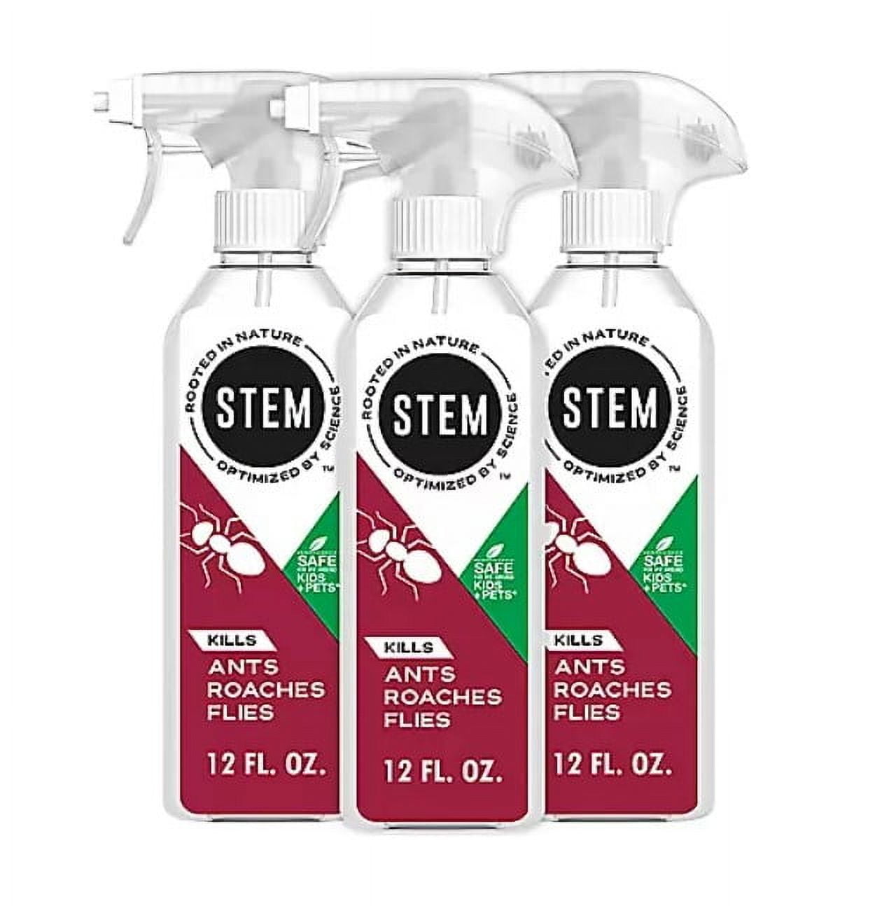 STEM Kills Ants, Roaches and Flies - 12 fl. oz., 3 pk. - Plant-based ...