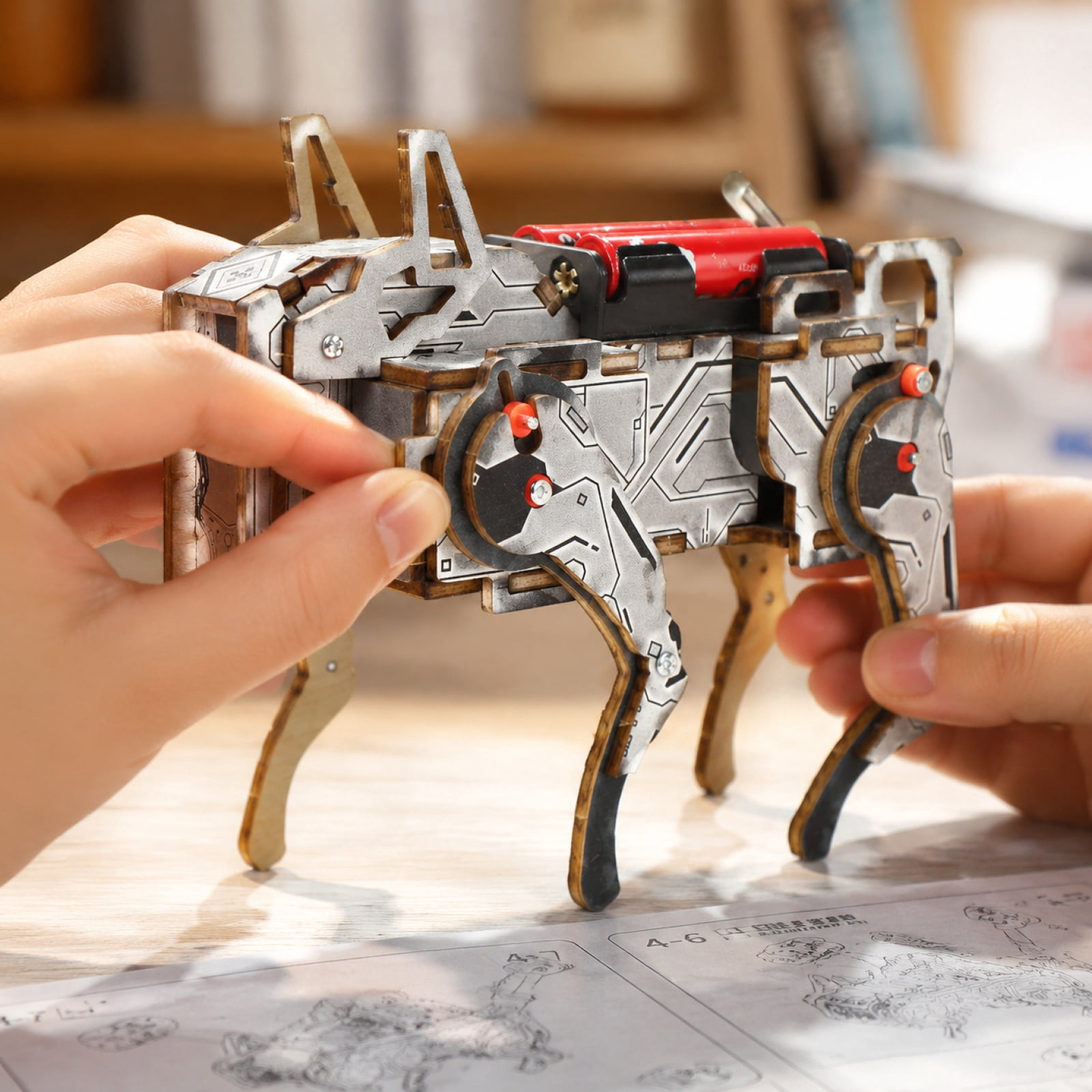 STEM Kits for Kids Age 6-8, DIY Robotics Dog Building Set, Educational ...