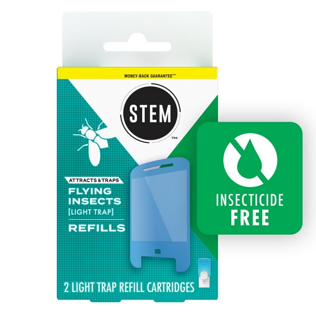 STEM Light Trap Refills Fly Trap Bug Killer, 2 Count - Walmart.com