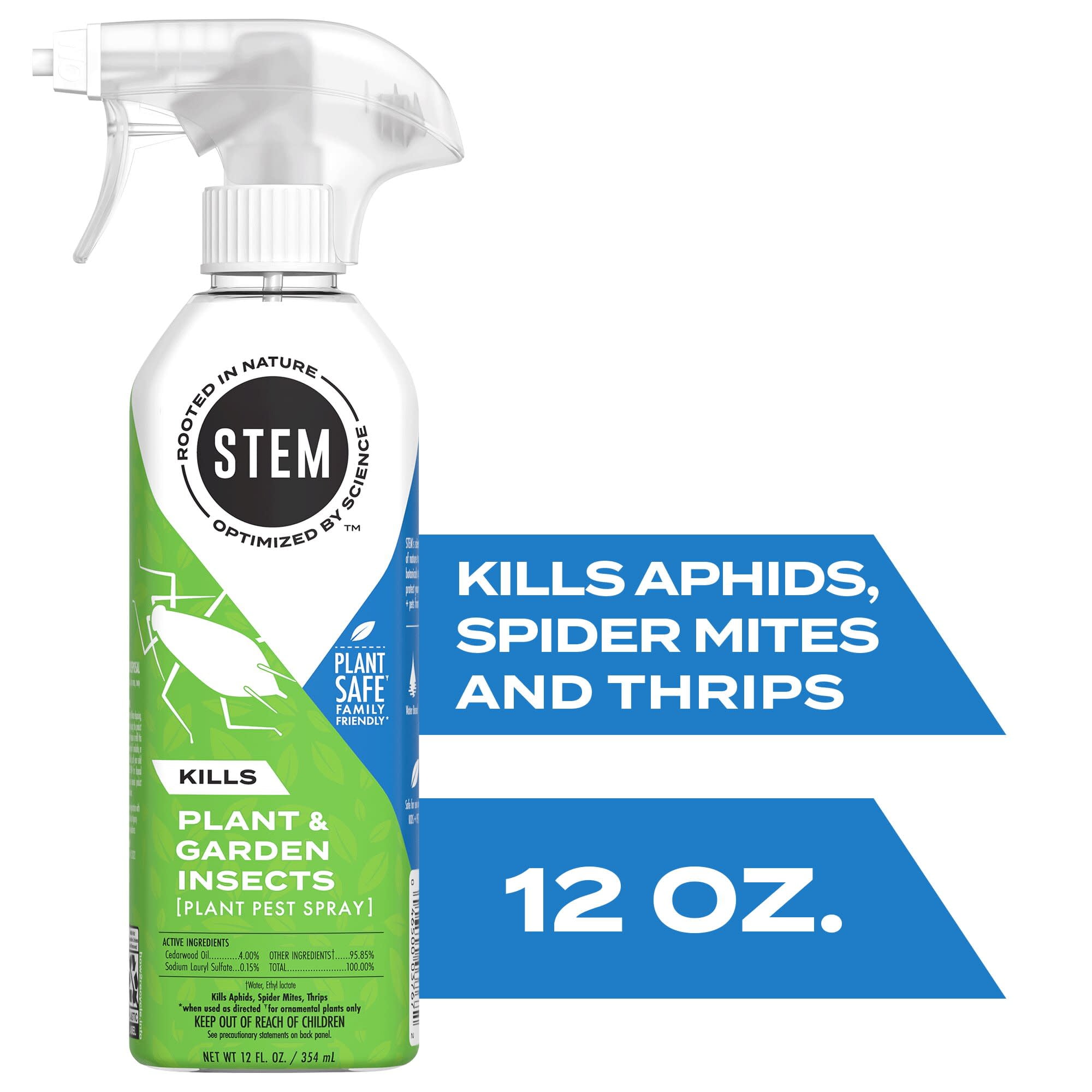 STEM Plant Pest Spray, Kills Plant & Garden Insects: water based, plant ...