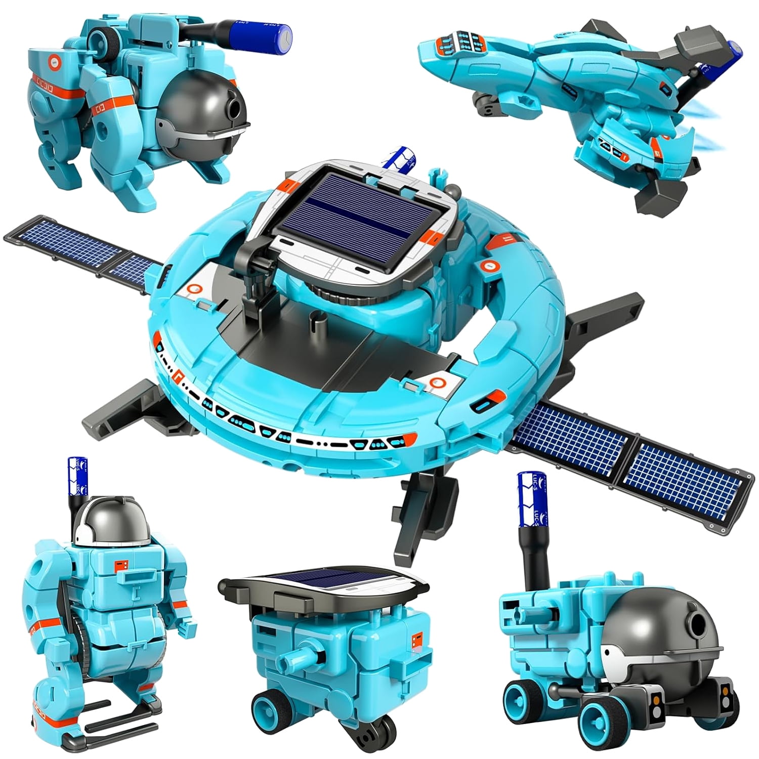 Rirool STEM Solar Robot Kit for Kids Ages 8-16 - 6-in-1 Space Toys with ...