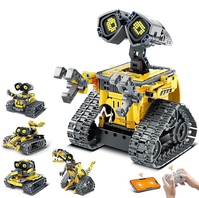 STEM Robot, 3 in 1 STEM Robot Building Blocks Set for Kids Ages 6-14 ...