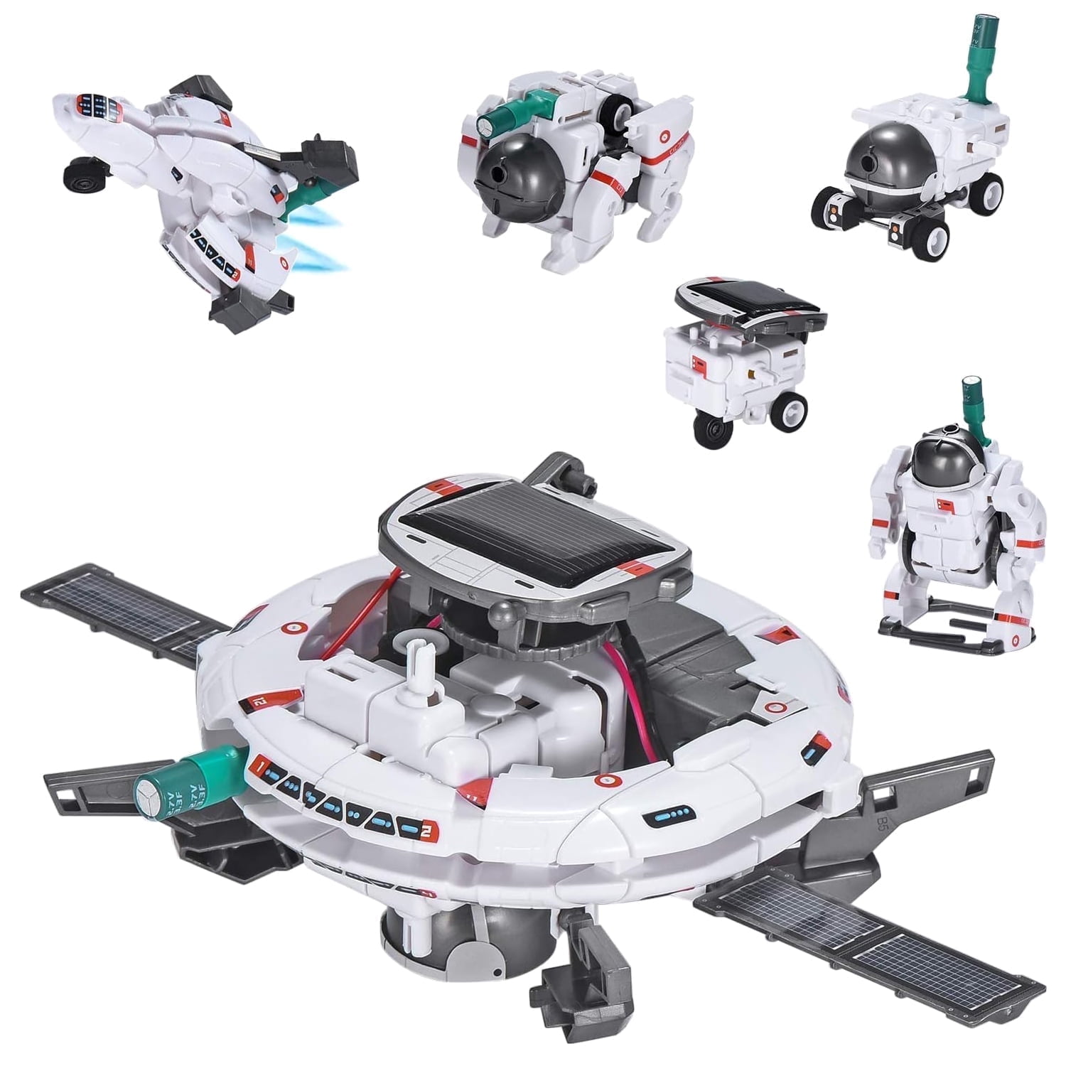STEM Science Kits, 6-in-1 Solar Robot Kit Educational Building Toys ...