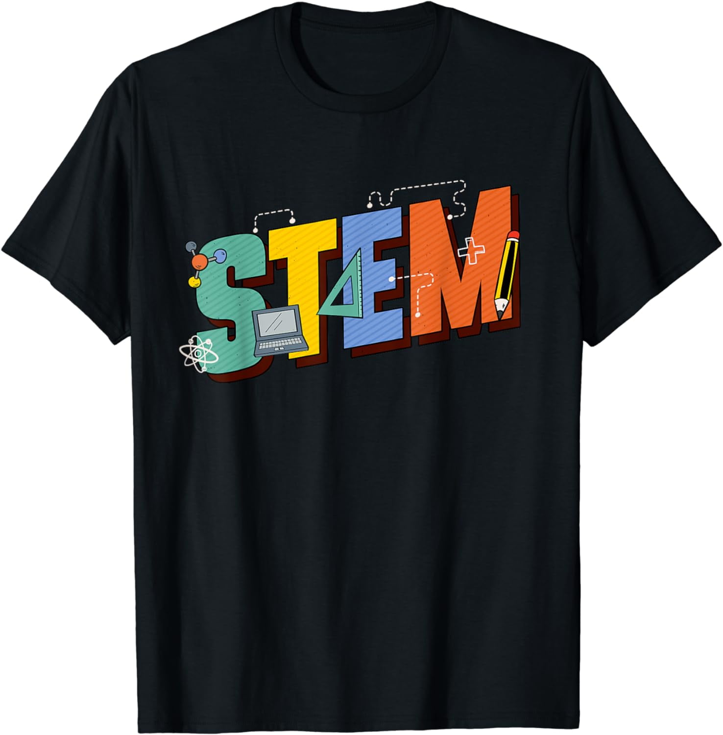 STEM Science Technology Engineering Math Student Teacher T-Shirt ...