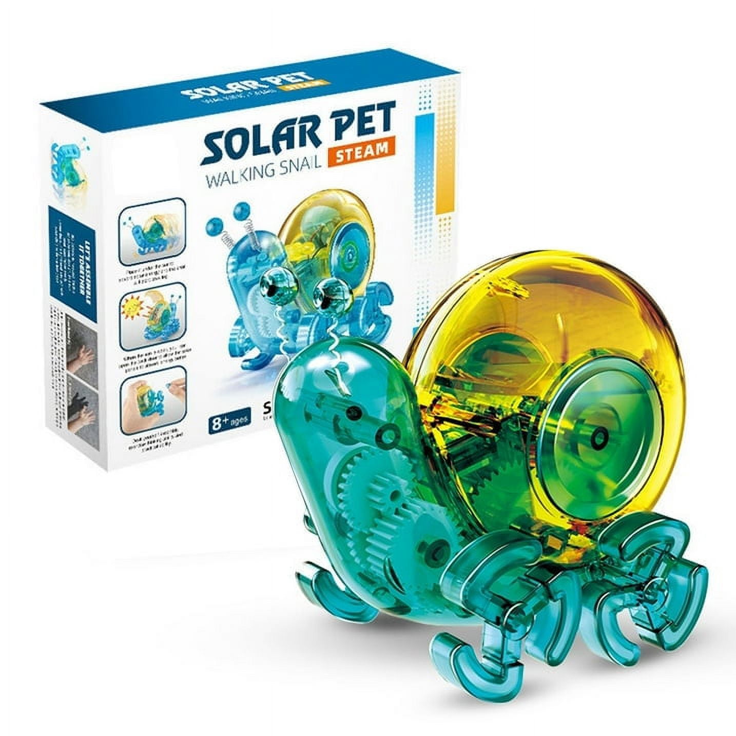 STEM Solar Powered Solar Pet Walking Snail for Kid,School Educational ...