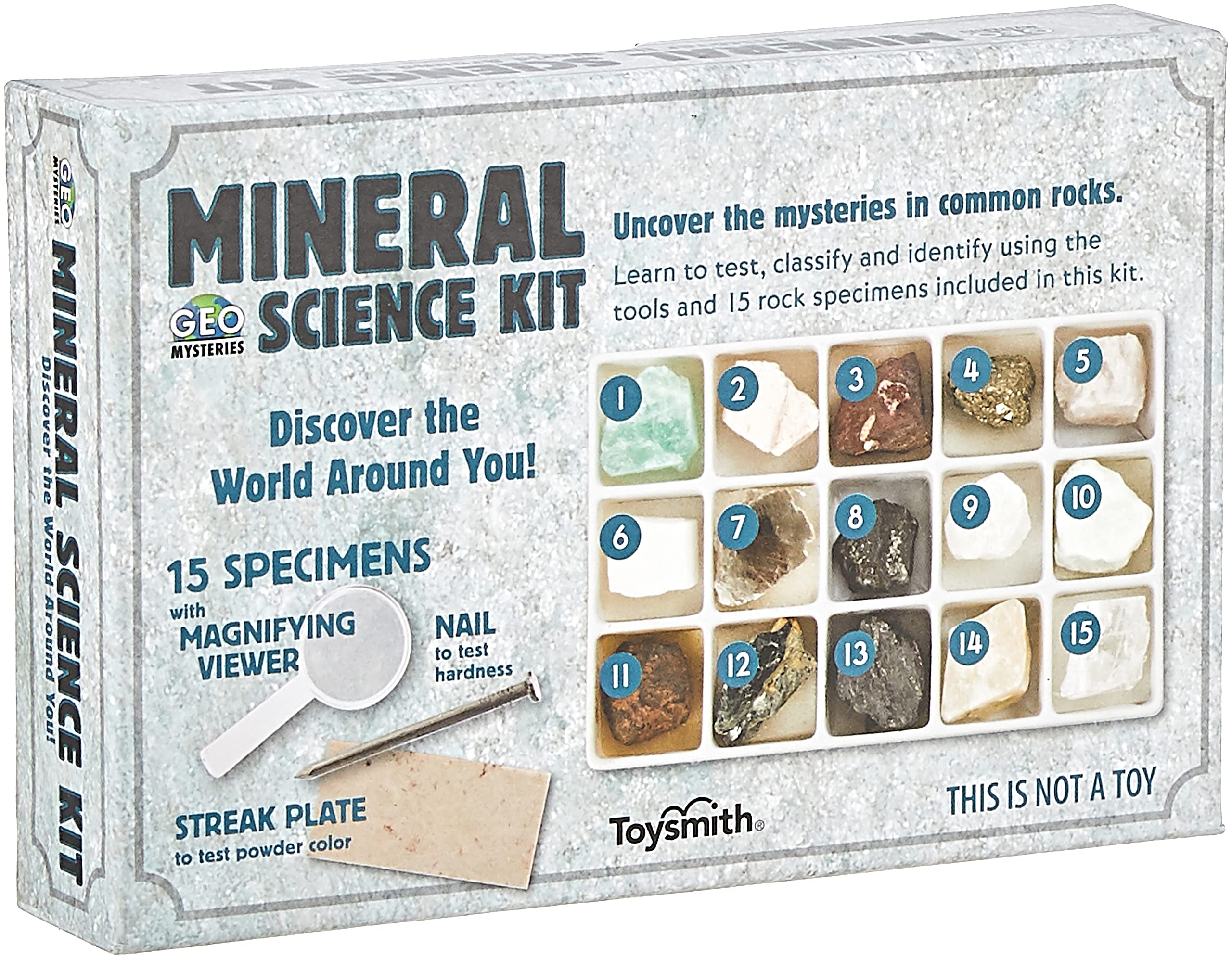 STEM Toy Mineral Science Kit Geology Rock KMC2Specimen for Young ...