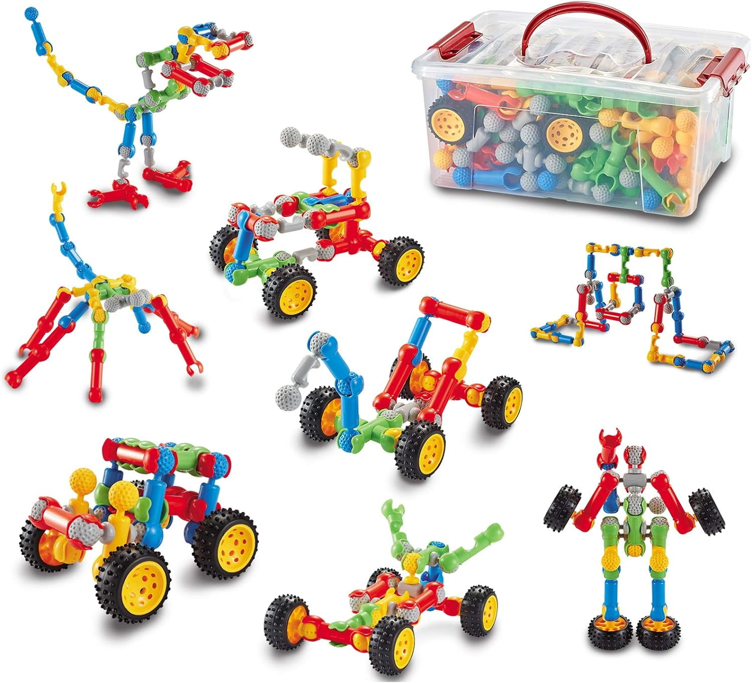 STEM Toys Building Blocks for Kids,INSHER 125 Pcs Educational ...