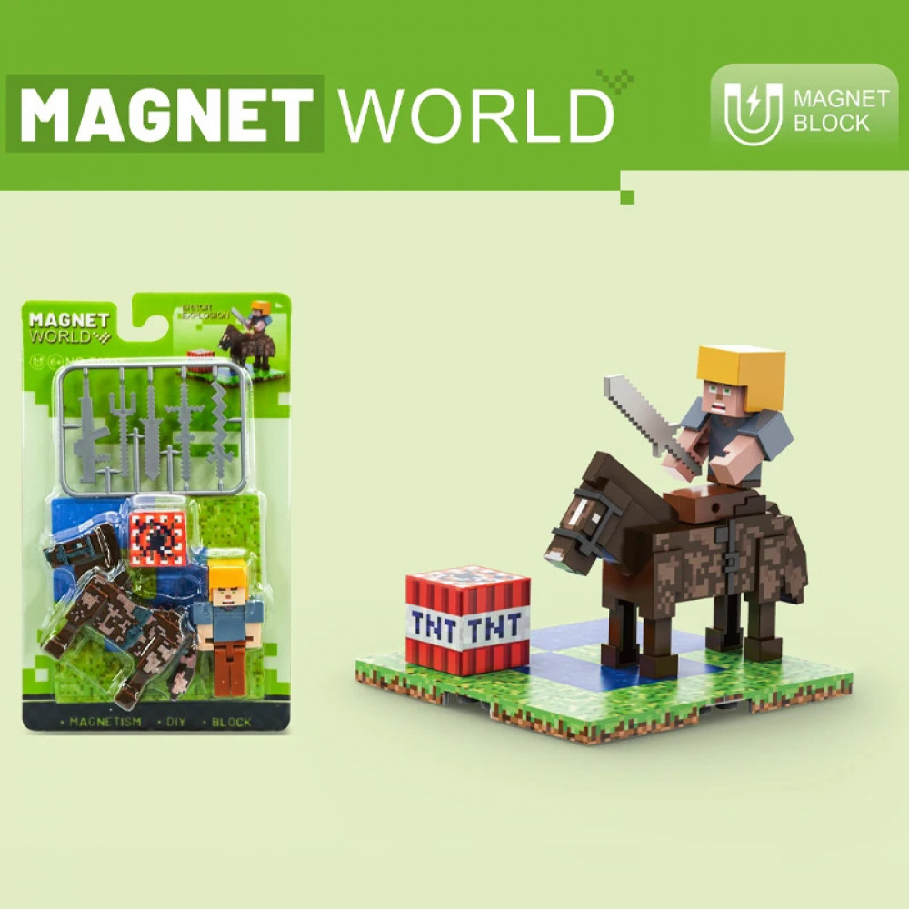 STEM Toys Magnet World Cube Building Sets Magnetic DIY Building Blocks ...